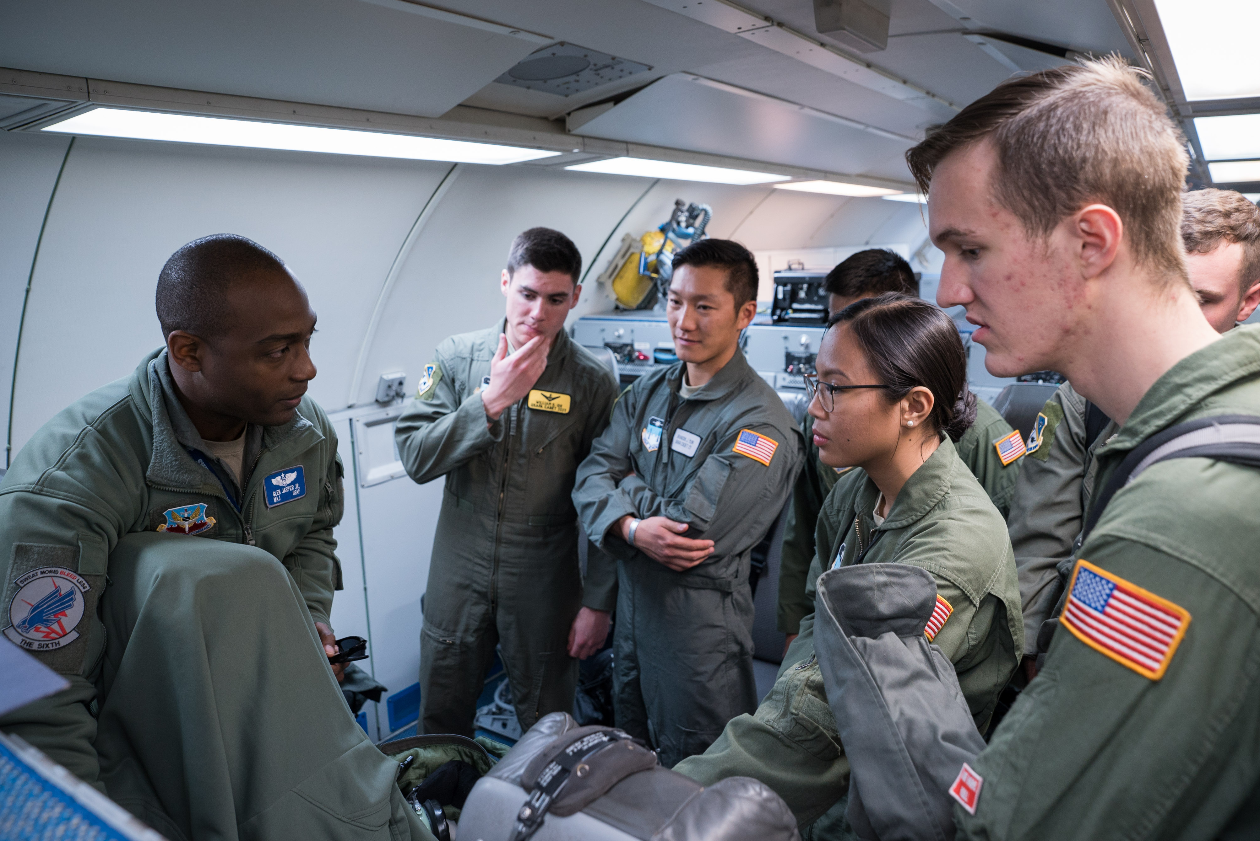 USAFA cadets explore AWACS mission during 552 ACW visit > 552nd Air ...
