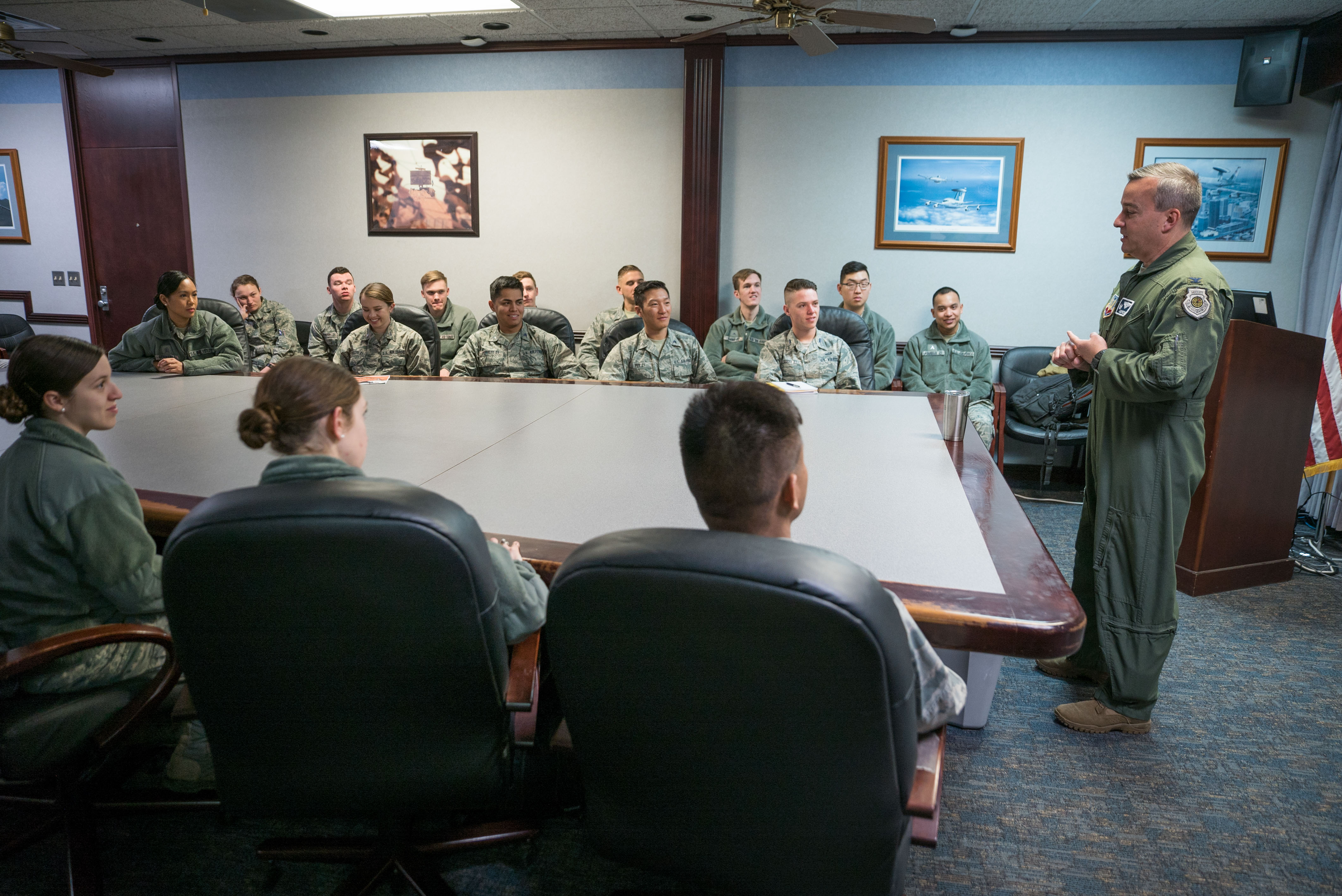 USAFA cadets explore AWACS mission during 552 ACW visit > Tinker Air ...