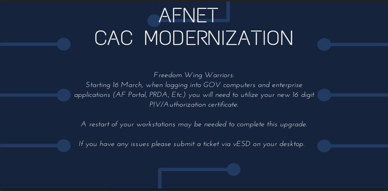 Common Access Card Modernization > 514th Air Mobility Wing > Articles