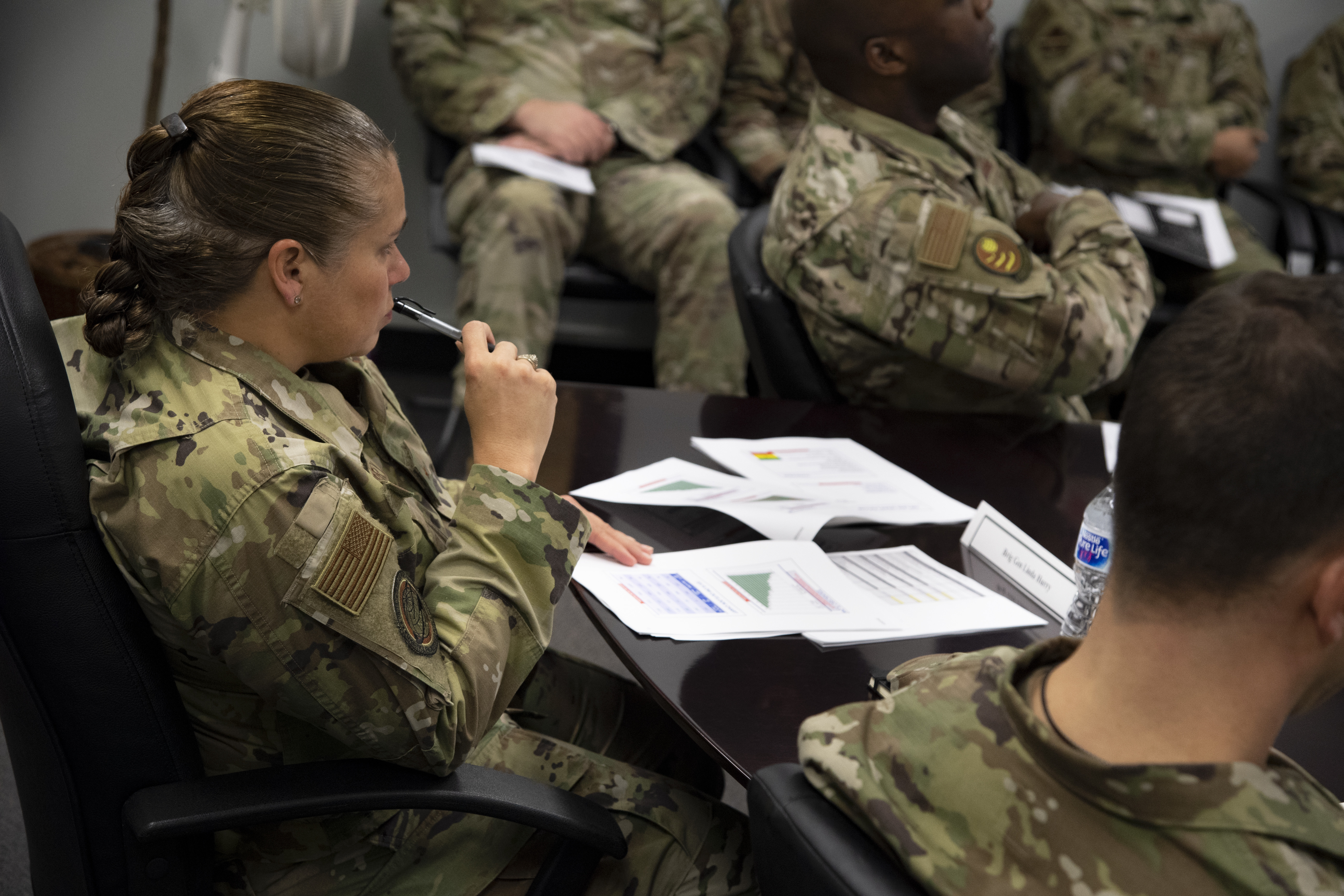 Brig. Gen. Linda Hurry, HAF A4, visits Sheppard AFB