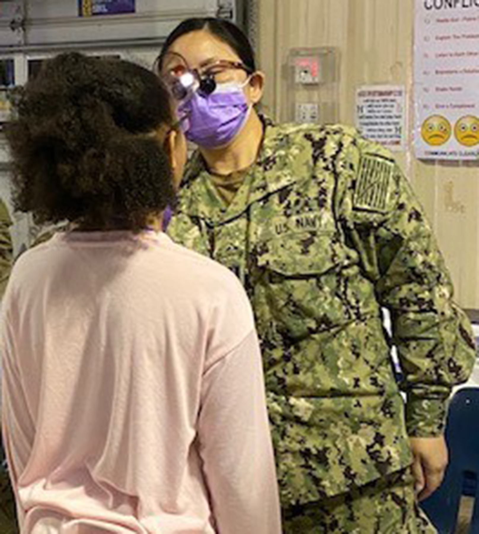 Military dentists provide information, free exams to local students ...