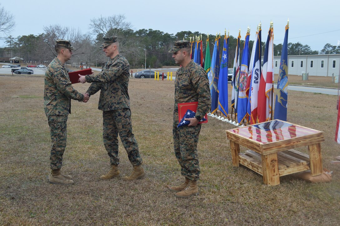 Retirement of GySgt Cote D. L.