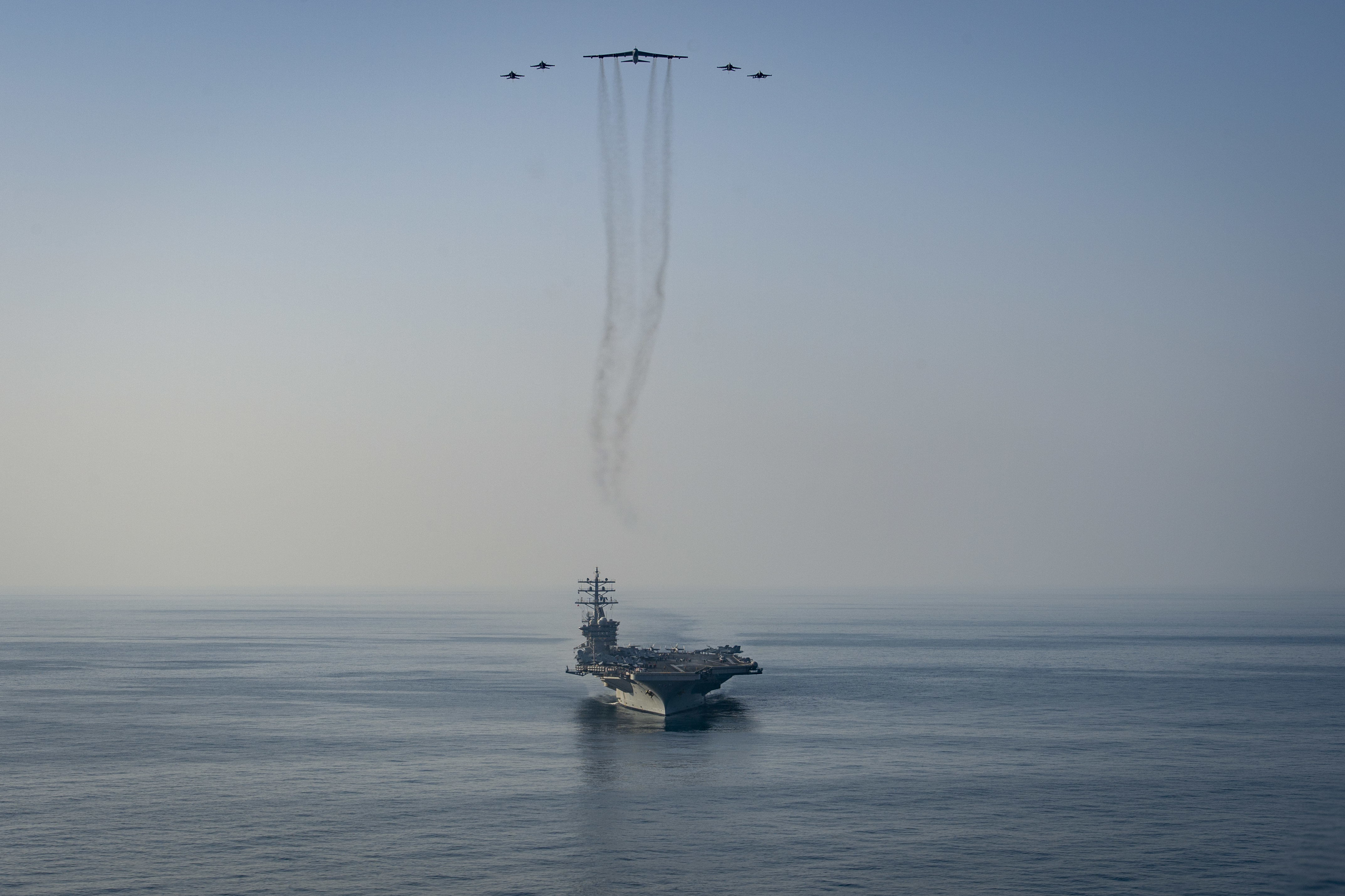 Ike, Truman Conduct Dual Carrier and Joint Air Wing Operations in the ...