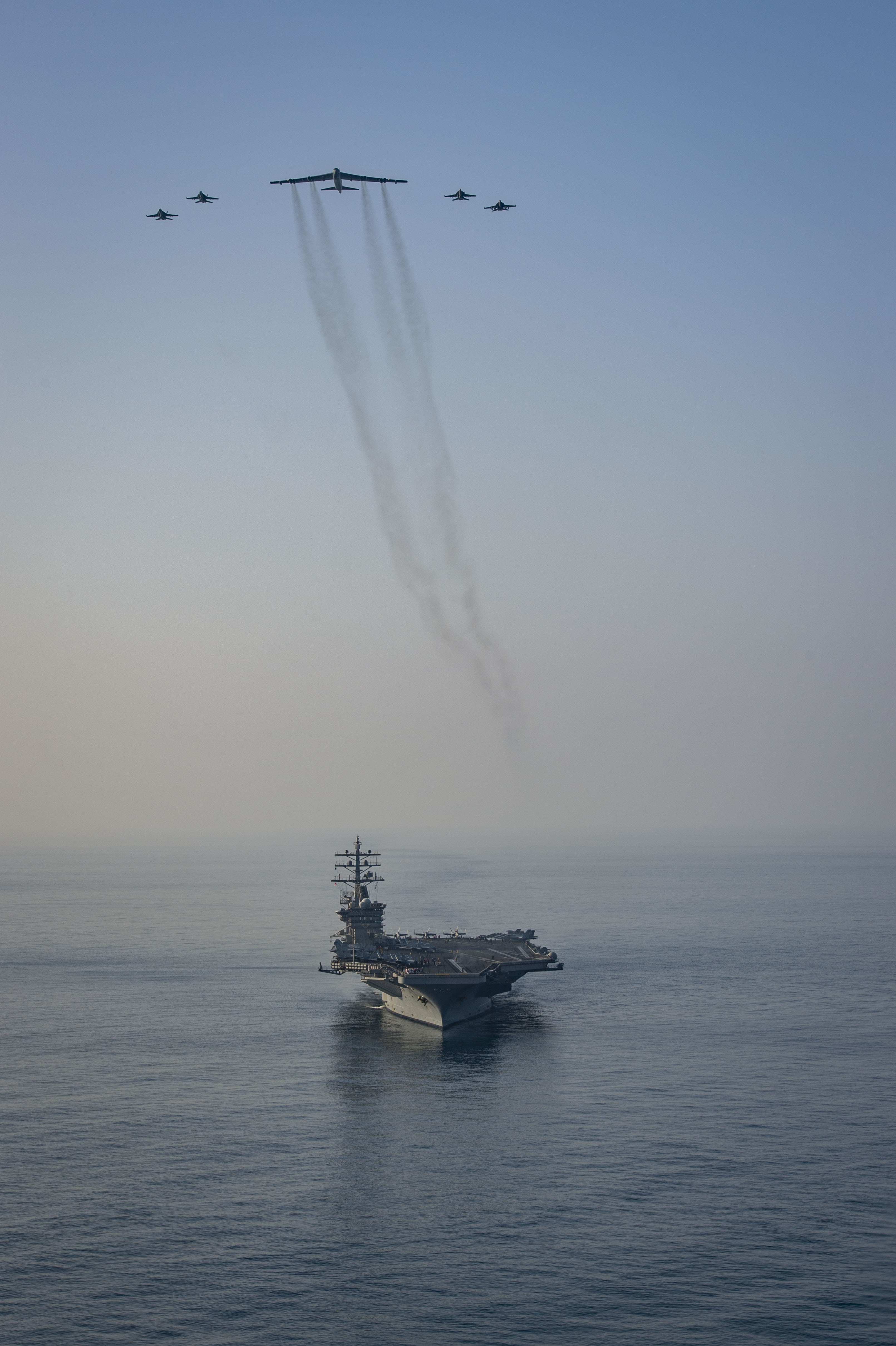 Ike, Truman Conduct Dual Carrier and Joint Air Wing Operations in the ...