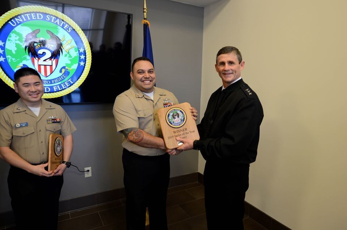 U.S. 2nd Fleet Recognizes Sailors of the Year > Commander, U.S. 2nd ...