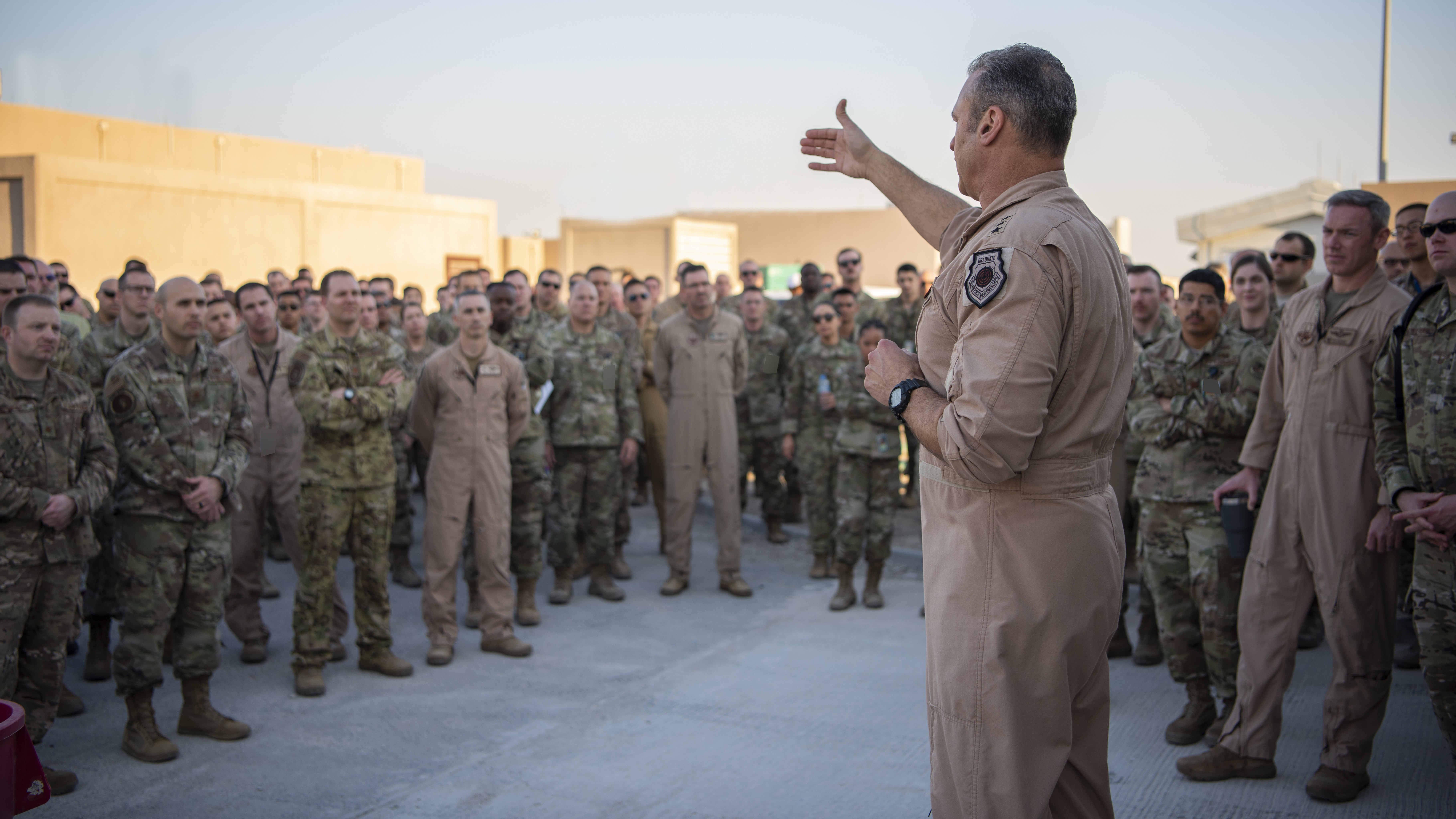 Command team expresses gratitude, encourages Airmen to remain poised