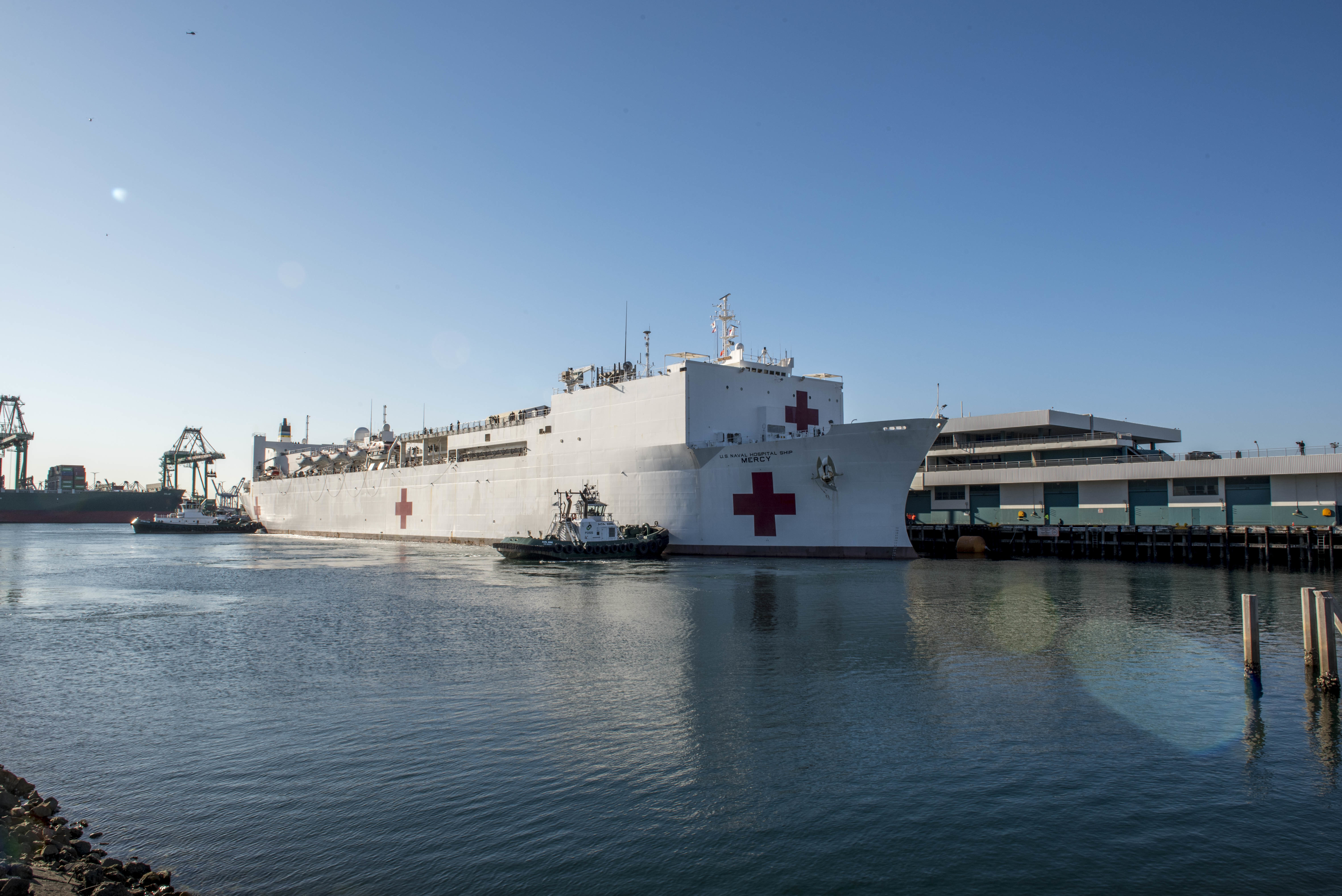 USNS Mercy Arrives in Los Angeles > United States Navy > News Stories