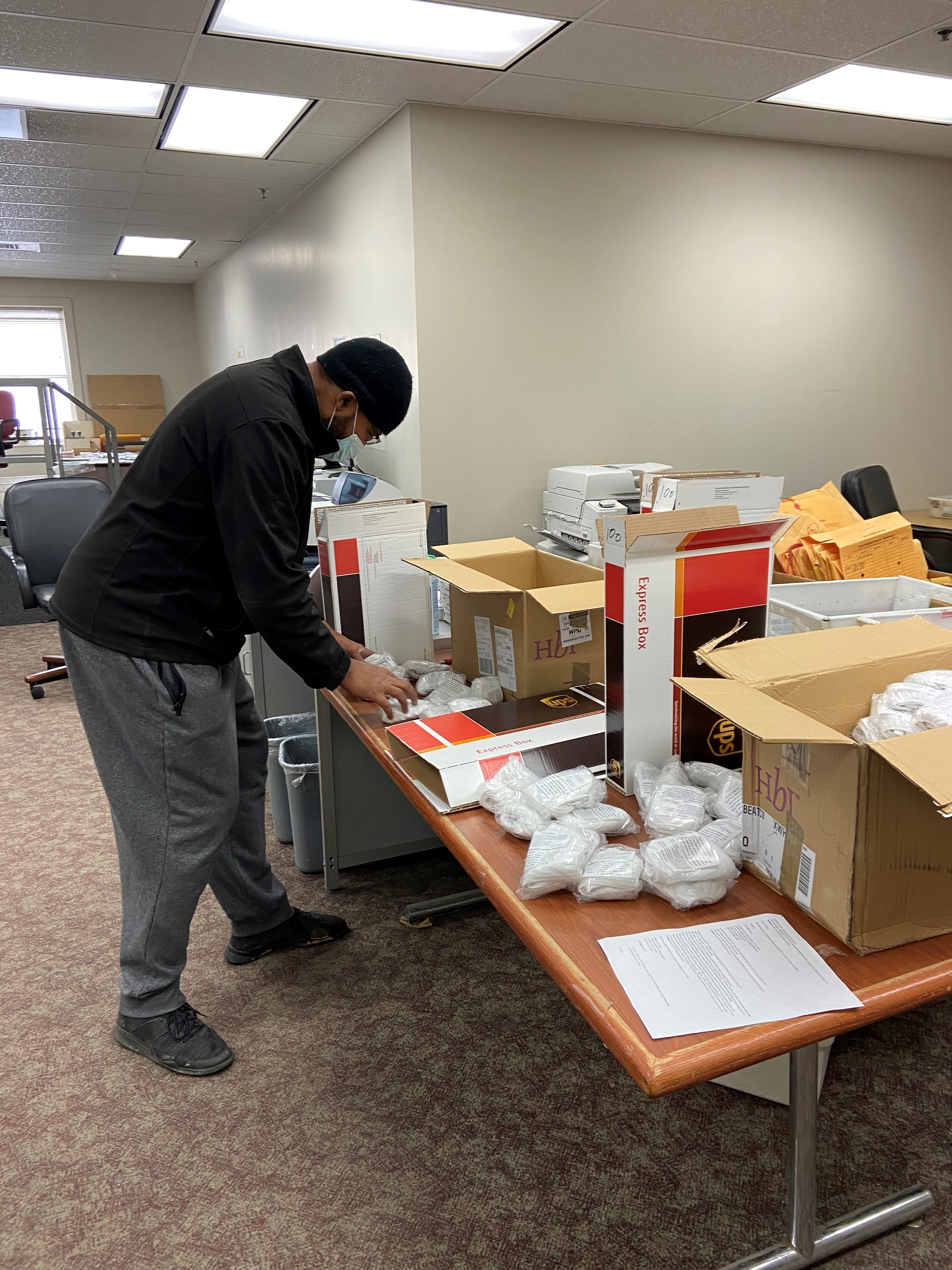 Land and Maritime receives, distributes 1,500 cloth face masks to ...