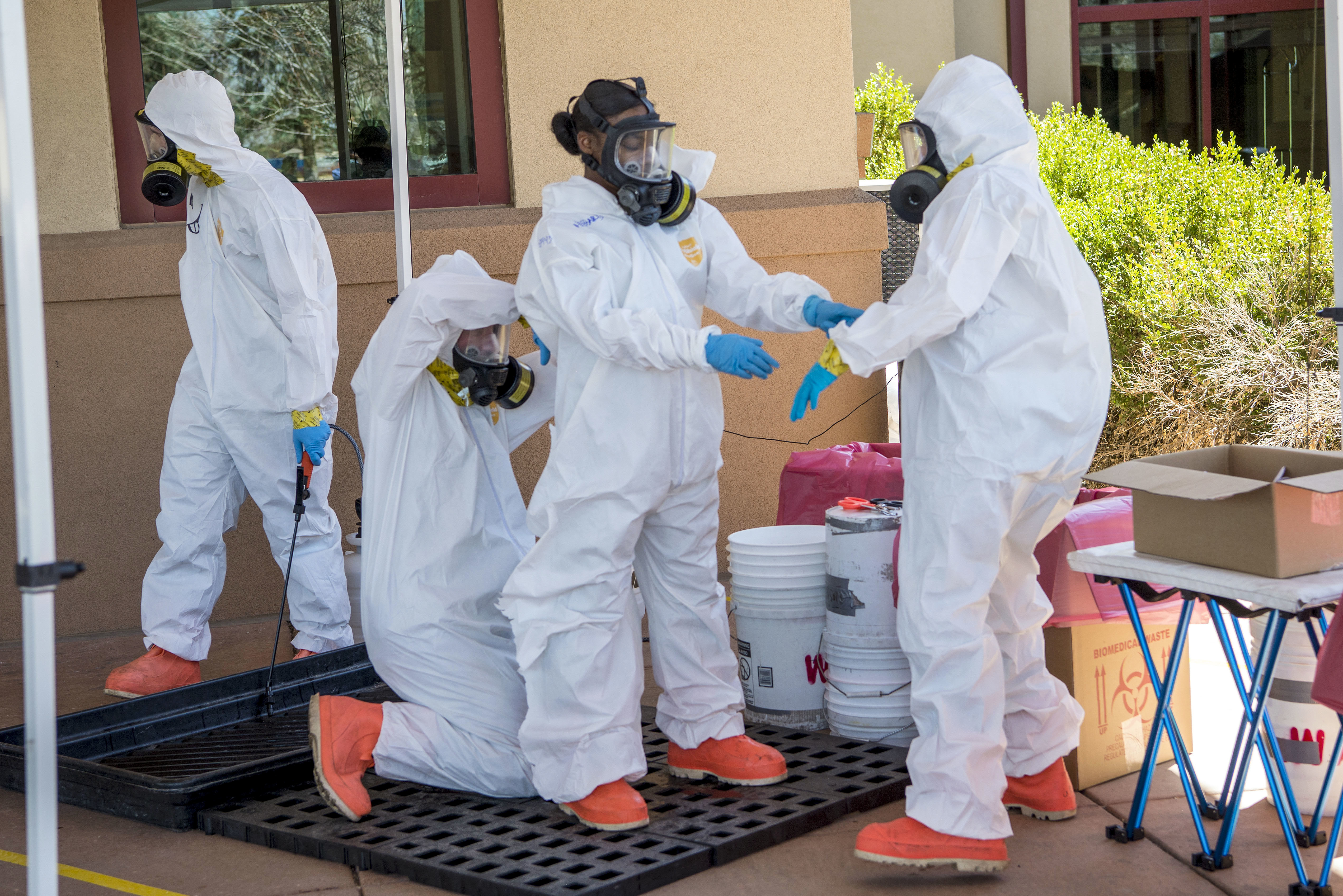 Decontamination Station | U.S. Department of War