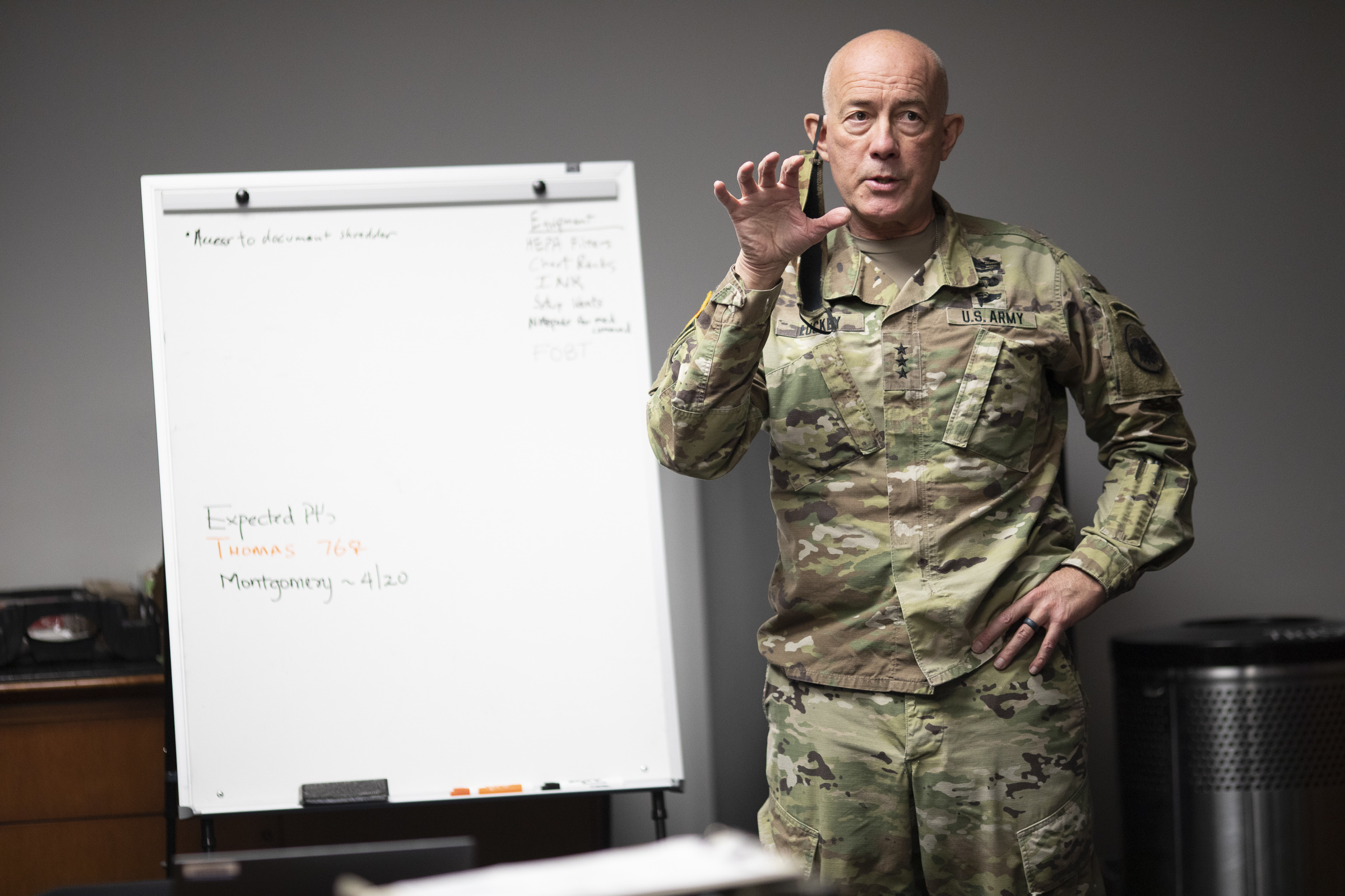 Lt. Gen. Luckey at TCF Center in Detroit