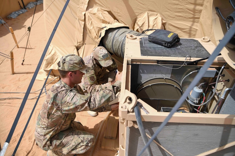 Air Force HVAC helping to keep Army warfighters cool > U.S. Air Forces ...