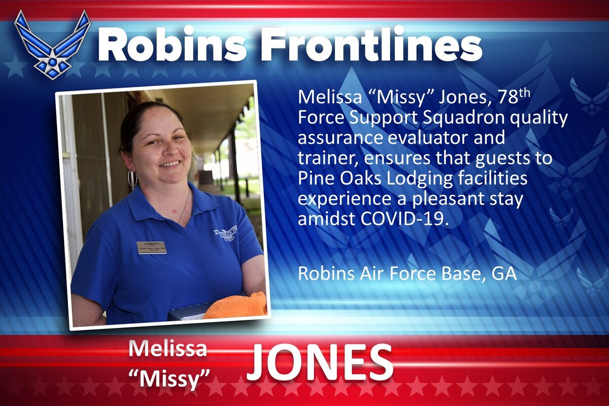 Robins Frontlines: Melissa "Missy" Jones > Air Force Materiel Command ...