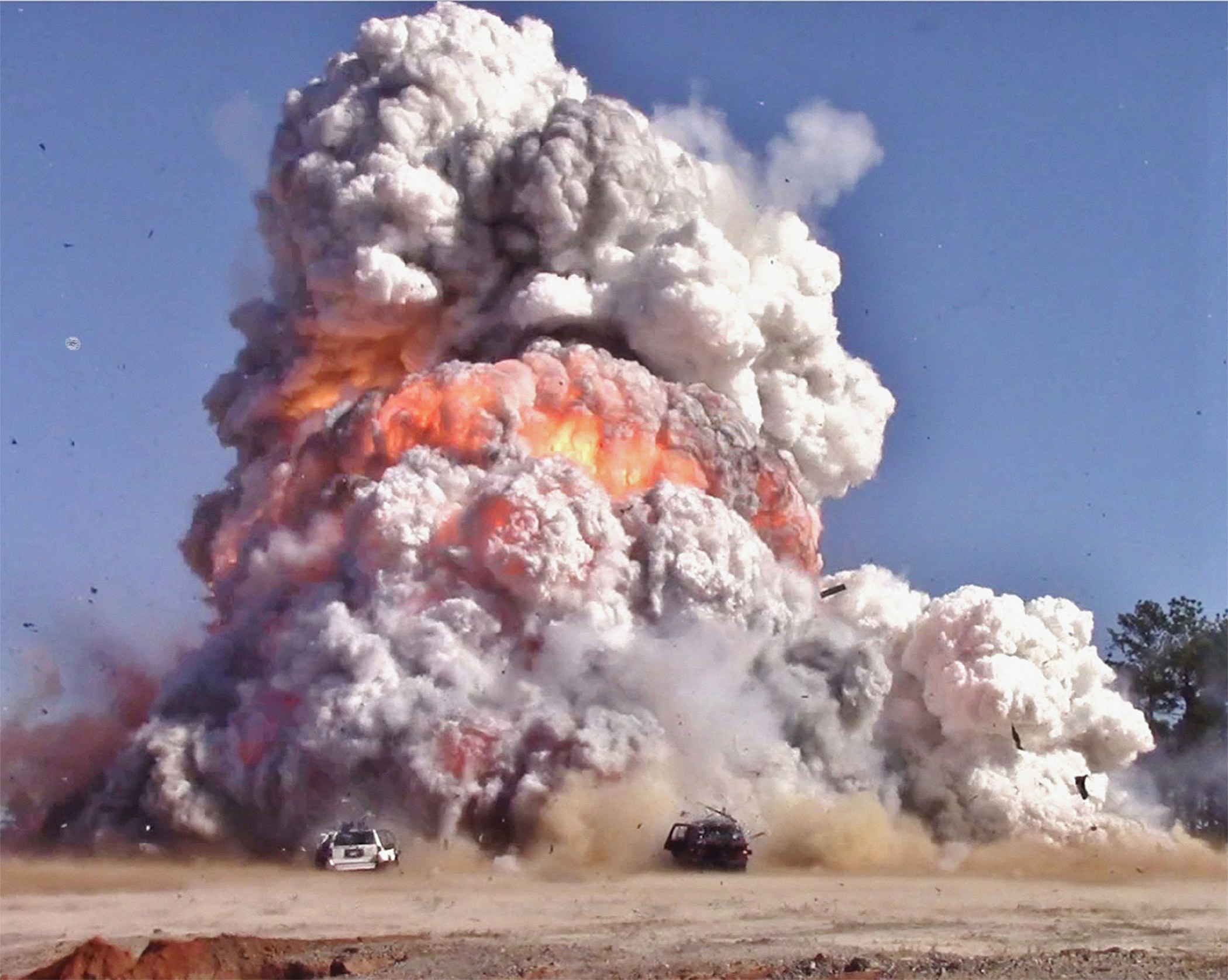 mechanical explosion example