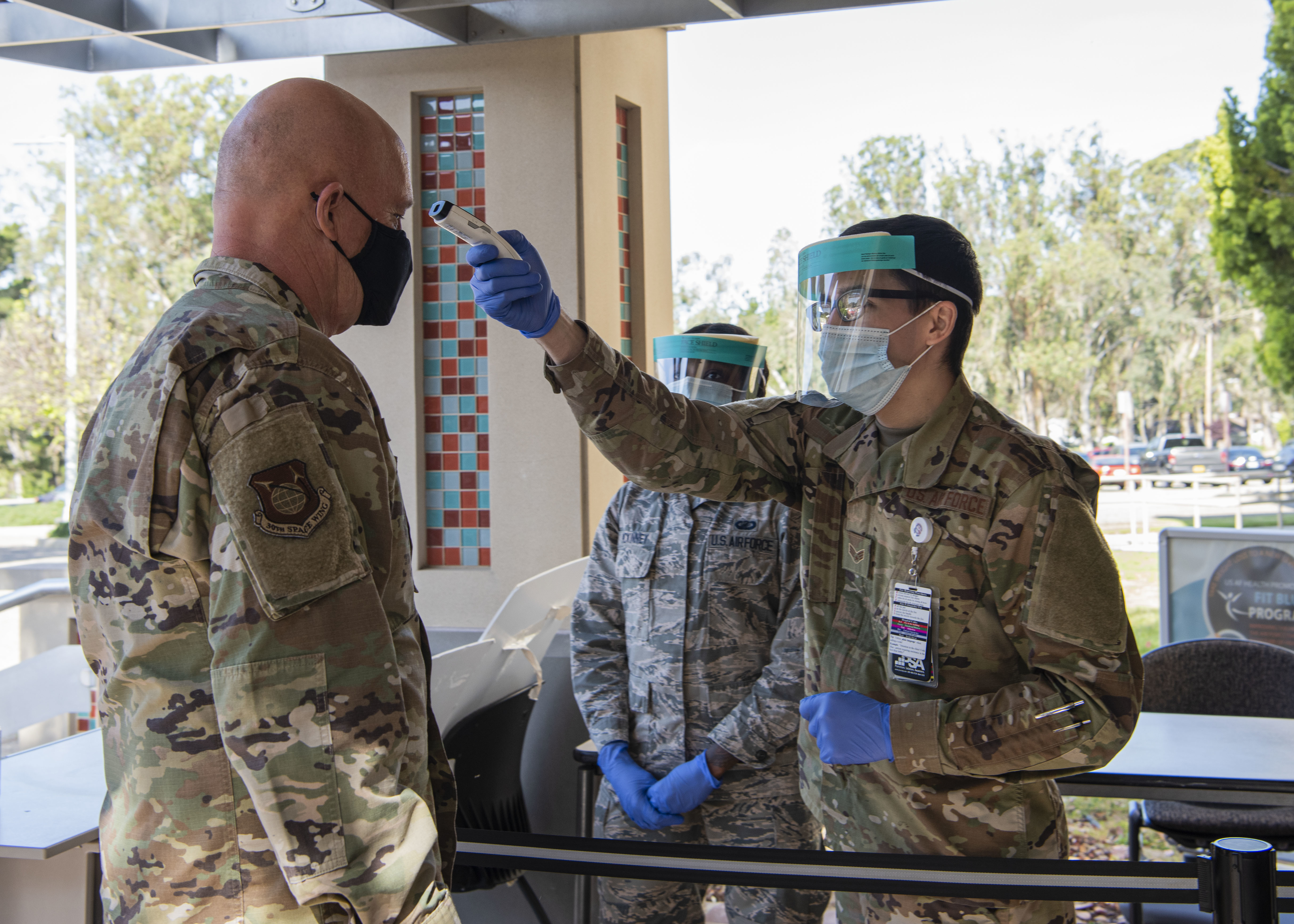 The space mission continues during COVID-19; USSF leaders visit VAFB ...