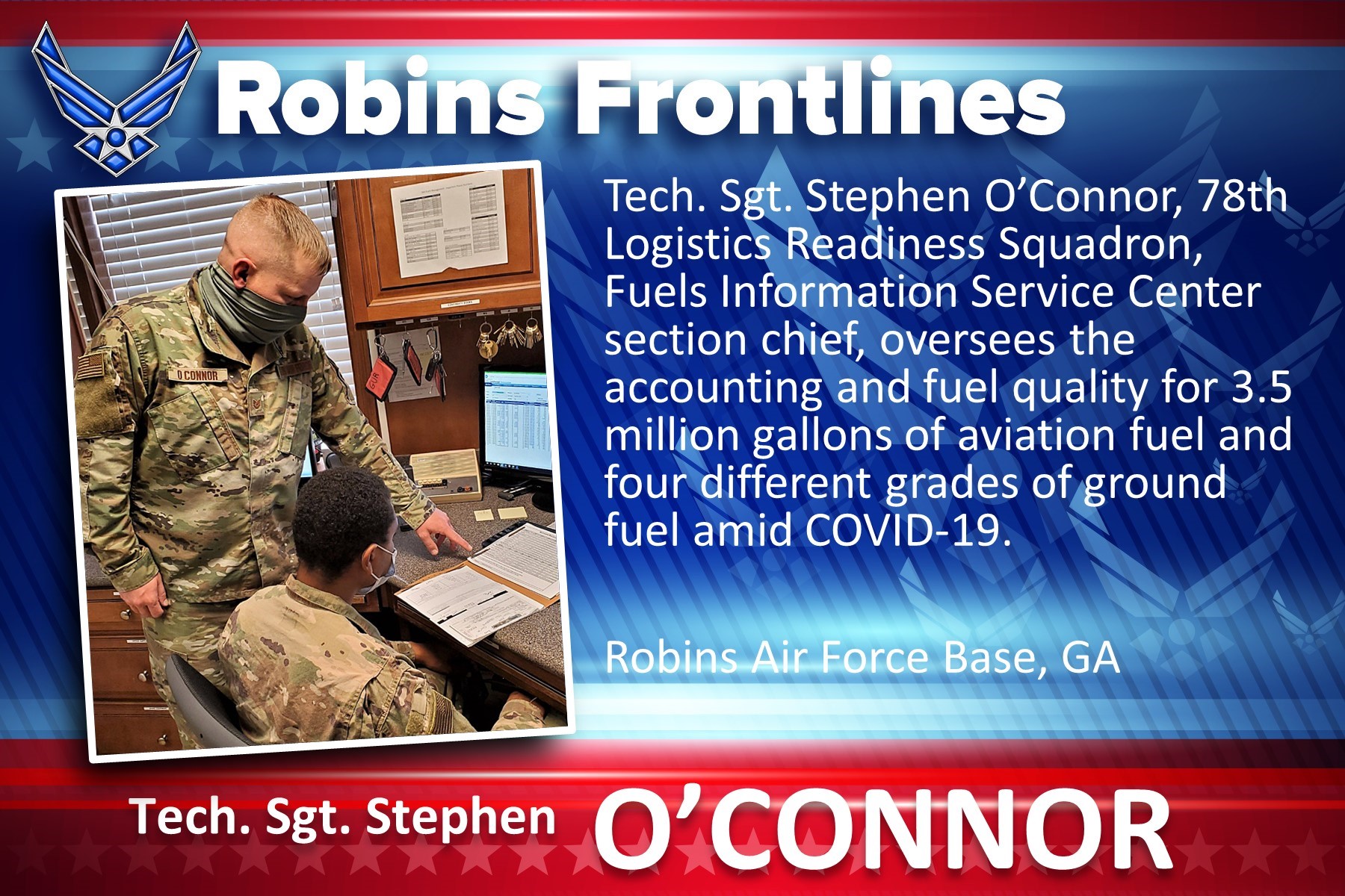 Robins Frontlines: Tech. Sgt. Stephen O’Connor > Robins Air Force Base ...
