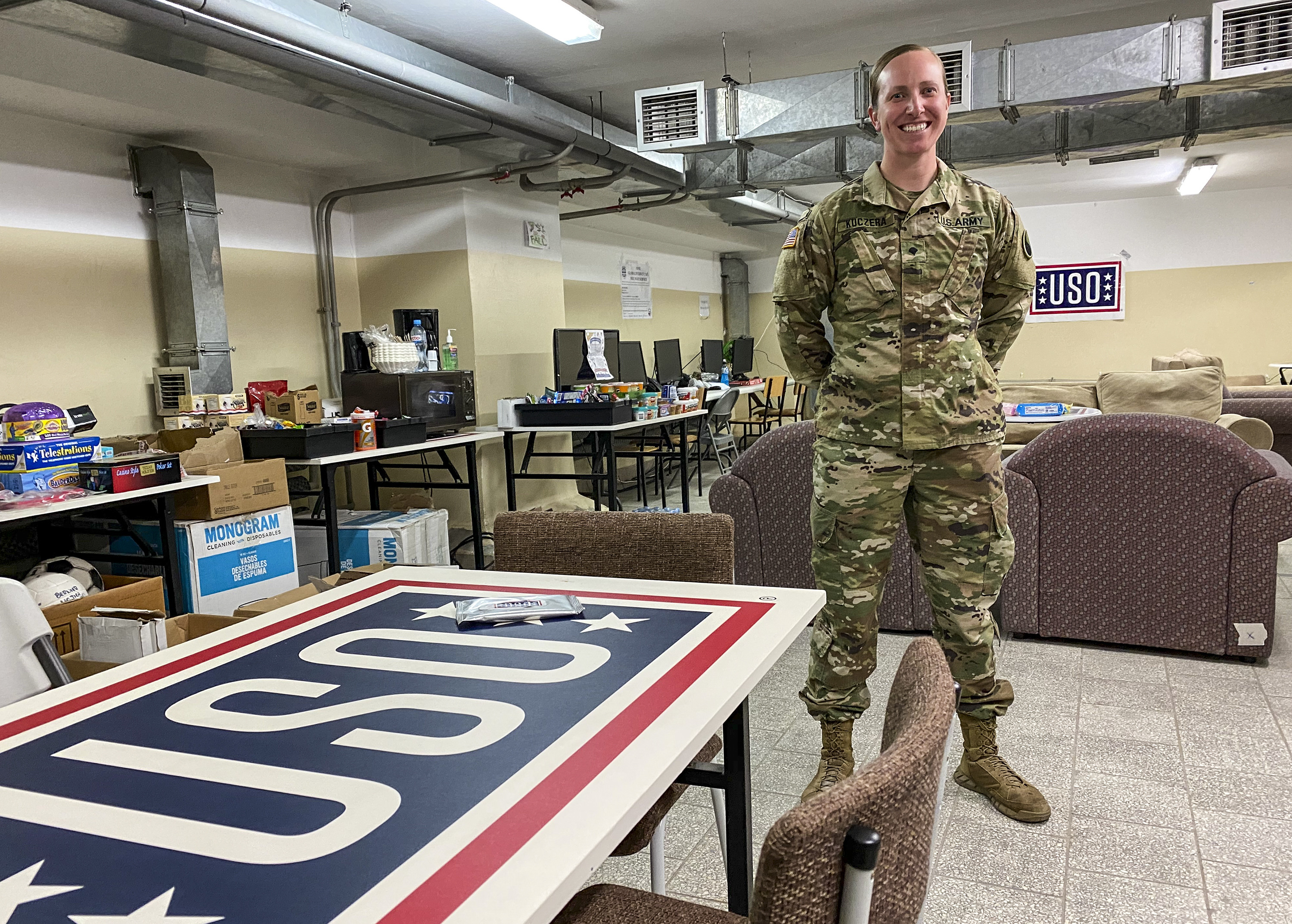 Swietoszow mayor cell team works to set up deluxe Morale Welfare and ...