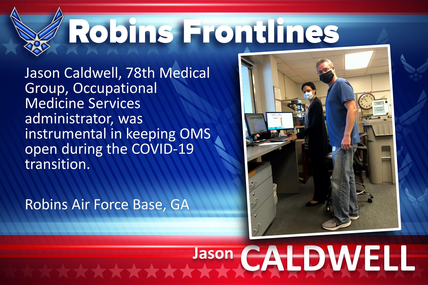 Robins Frontlines: Jason Caldwell > Tinker Air Force Base > Article Display