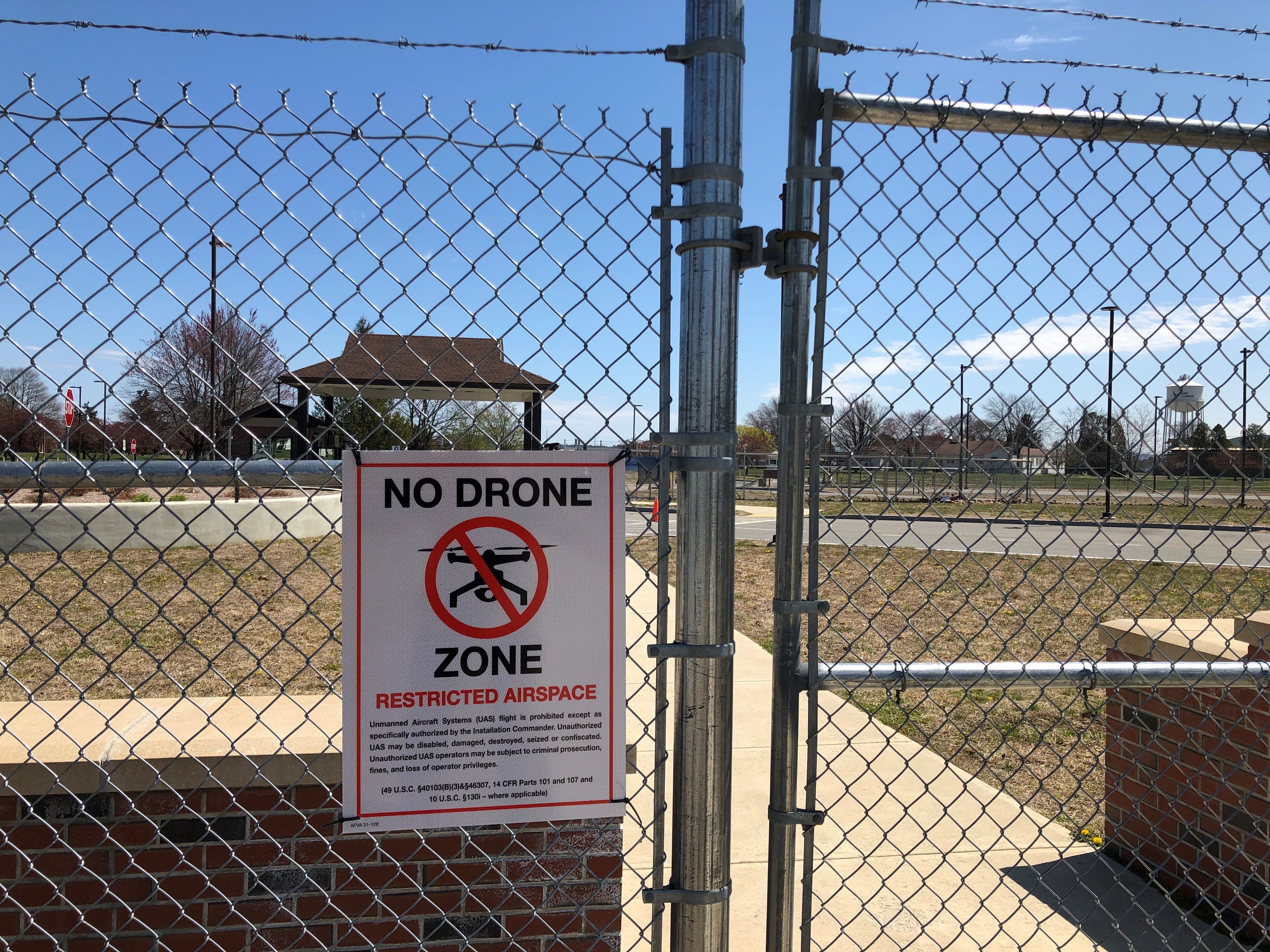 Cfr Restricted Area Sign