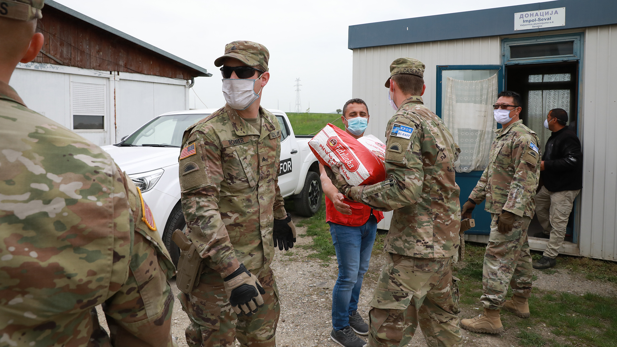 KFOR Regional Command East delivers essential aid to Kosovo communities