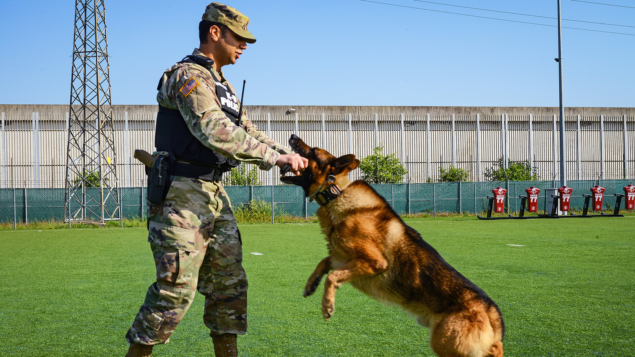 18th Military Police Detachment Military Working Dog training
