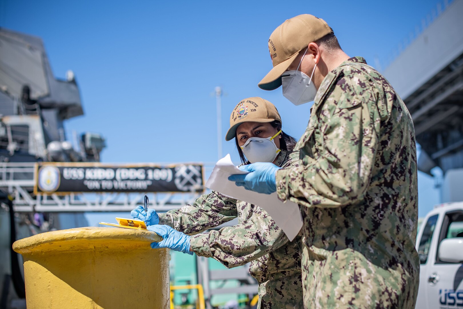 USS Kidd Conducts Crew Swap, Transitions to Next Phase of COVID-19 ...