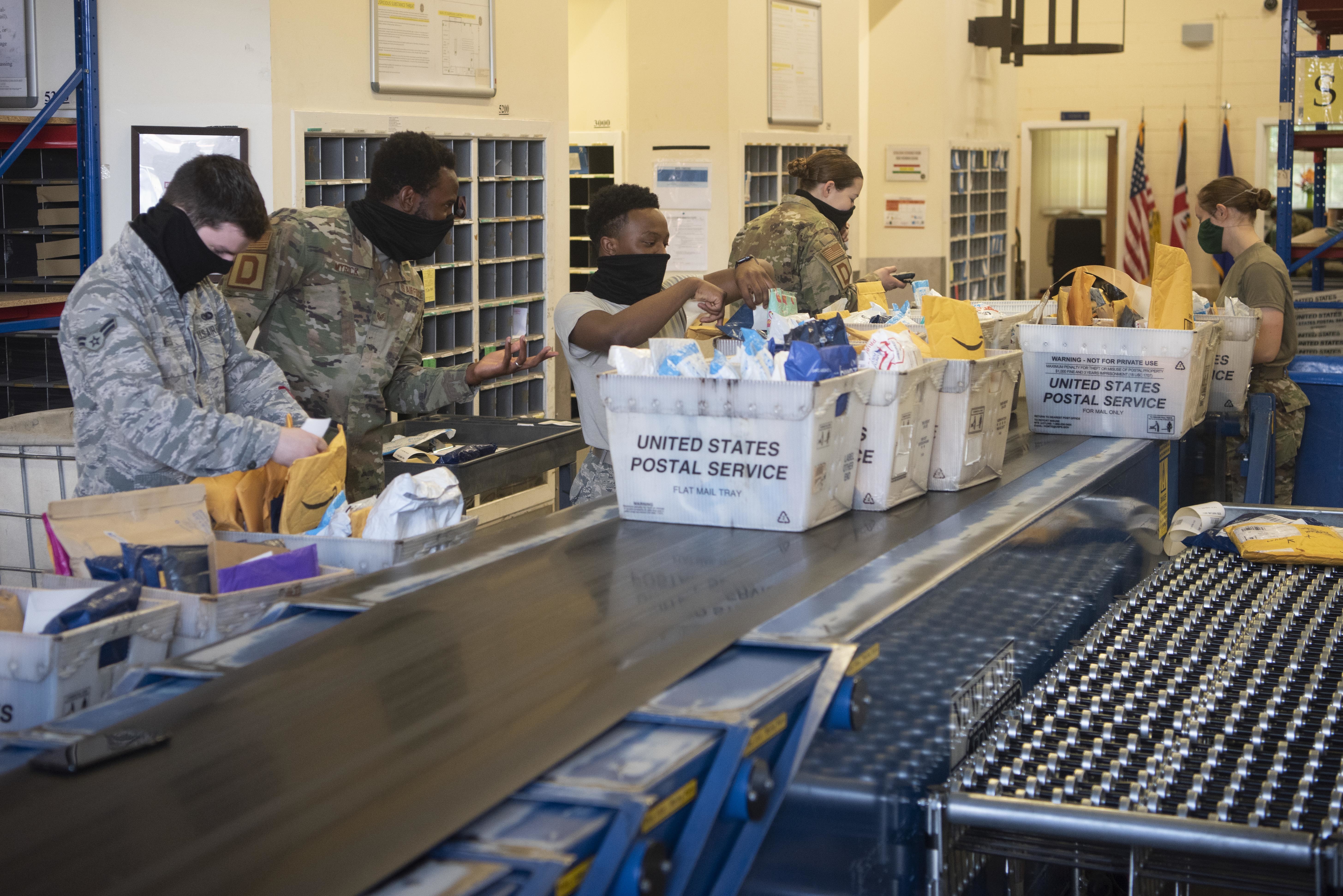 Post office operations prevail amid COVID-19 > Royal Air Force ...