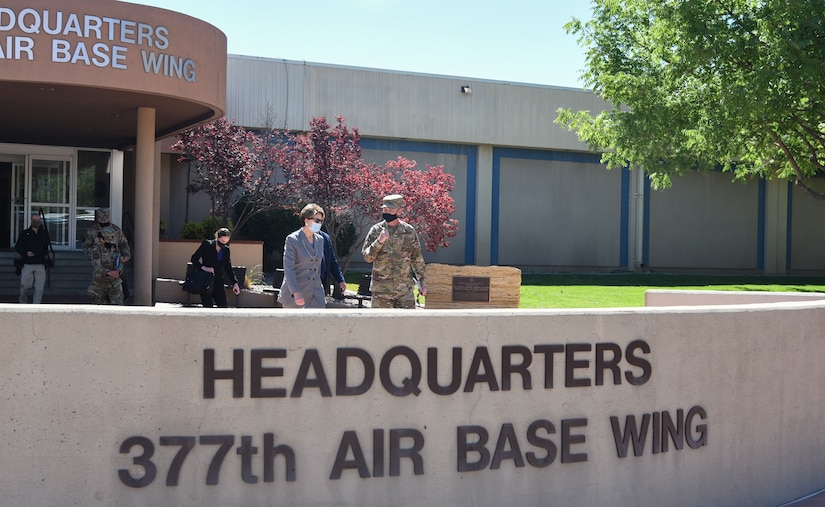 SecAF tours KAFB; base sustains national security capabilities during ...