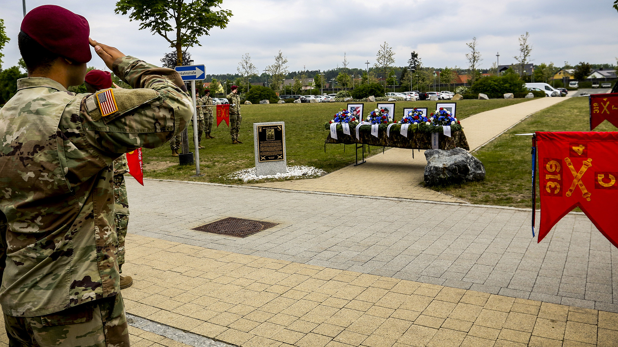 173rd Airborne Brigade observes Memorial Day