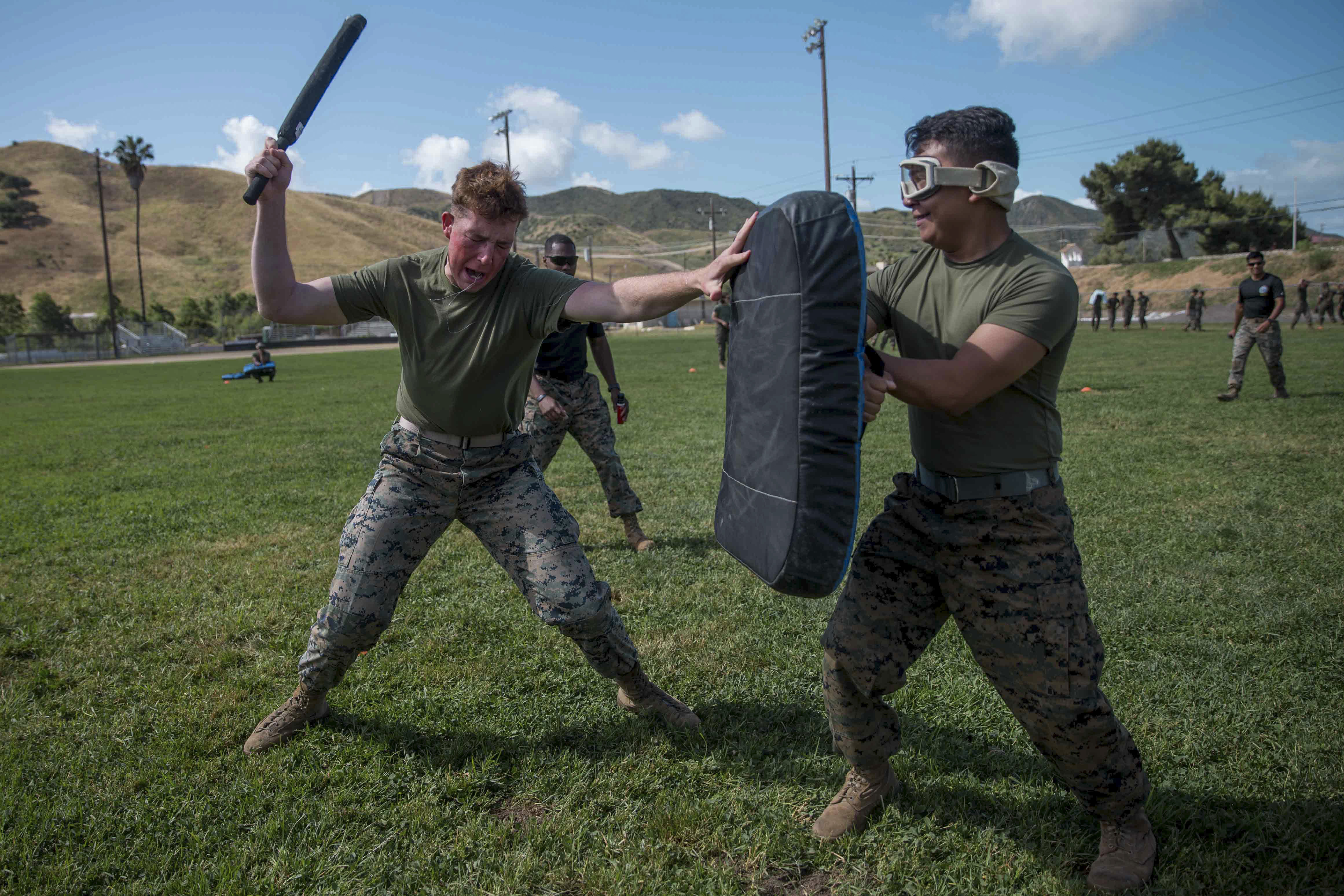 15th MEU Marines fight through OC Spray