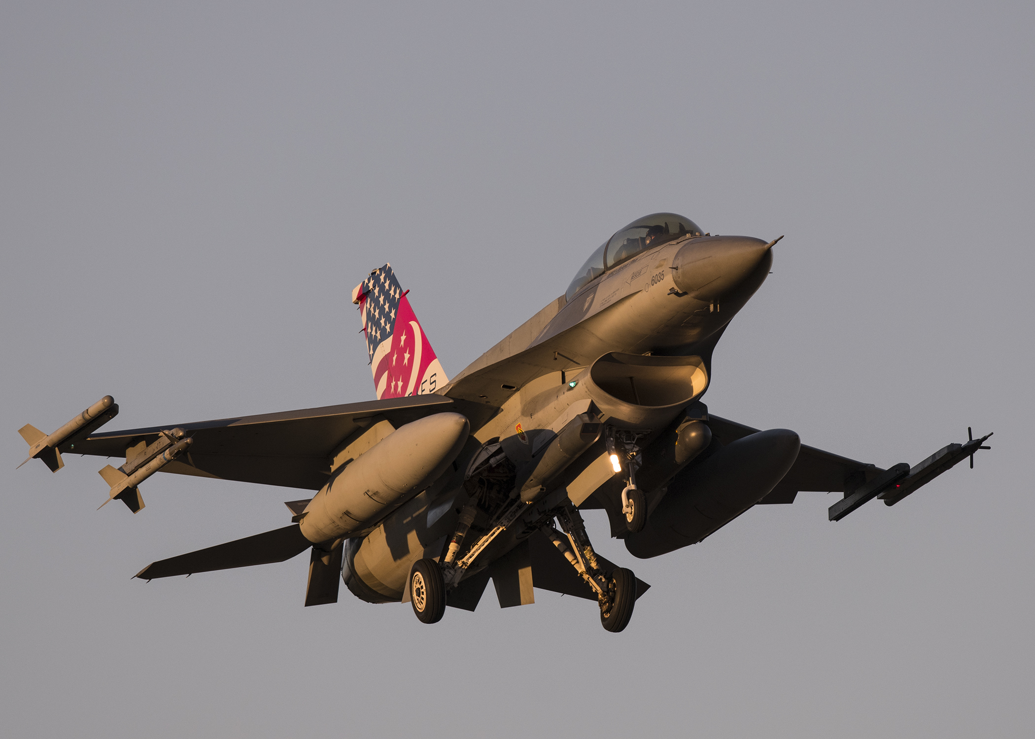 Photos: F-16 Fighting Falcons at dusk (Luke AFB) > Air Education and ...