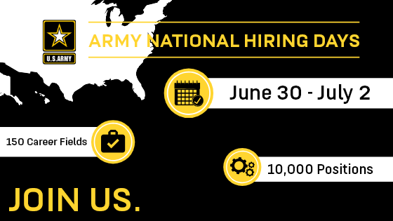 U.S. Army aims to hire 10,000 new Soldiers during three-day event > U.S ...