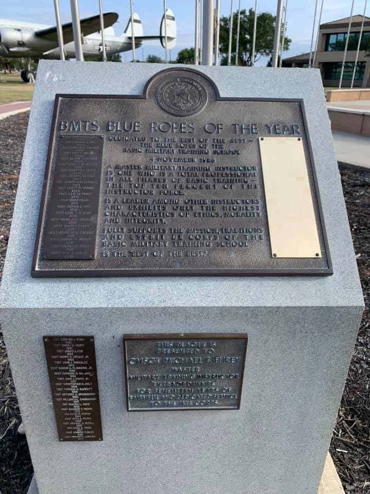 Blue Rope of the Year extols rewards of MTI career > Air Force Basic ...