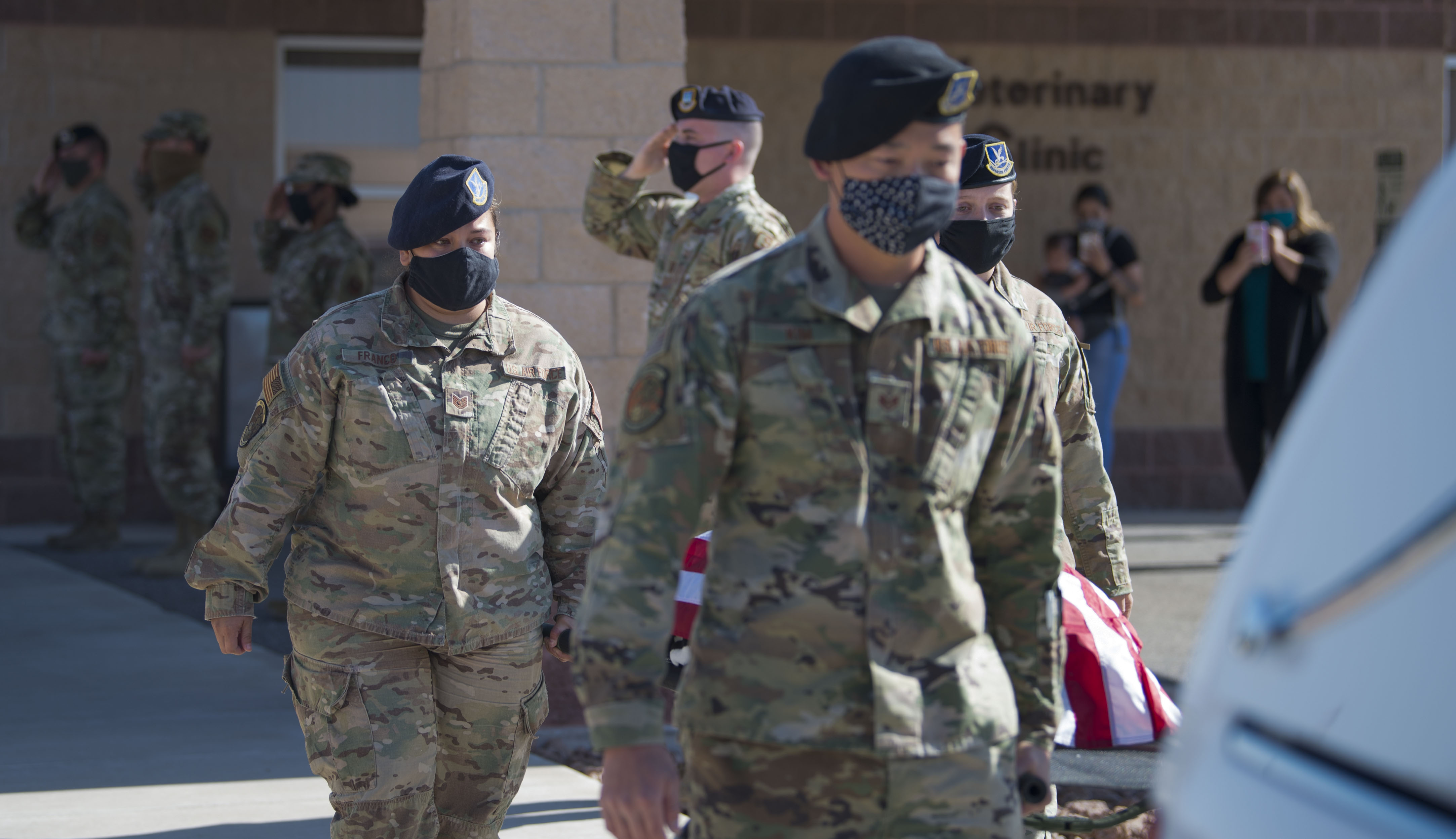 Team Holloman holds procession for MWD Cola > Holloman Air Force Base ...