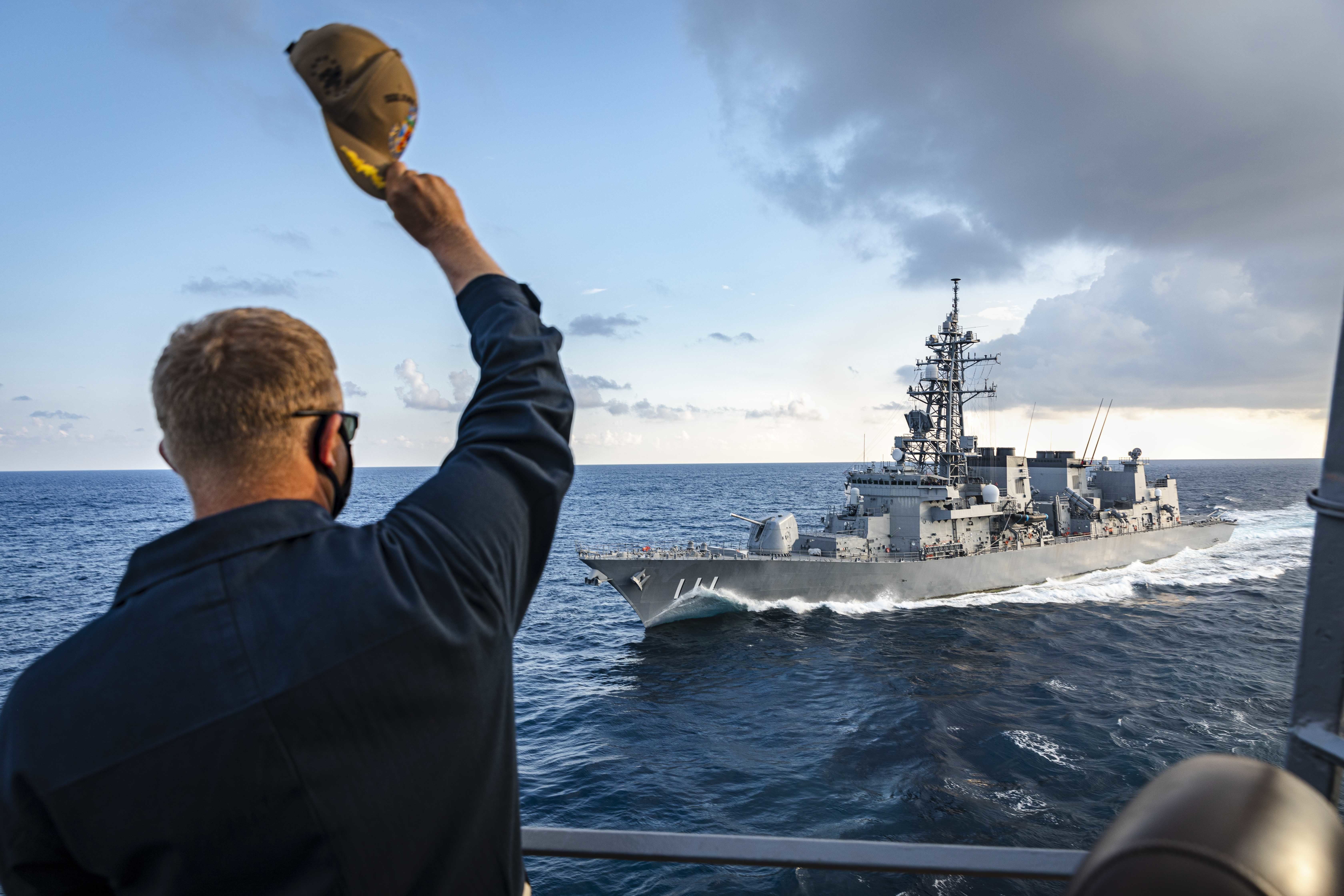 USS John S. McCain Sails Alongside JS Ōnami, HMAS Ballarat > United ...