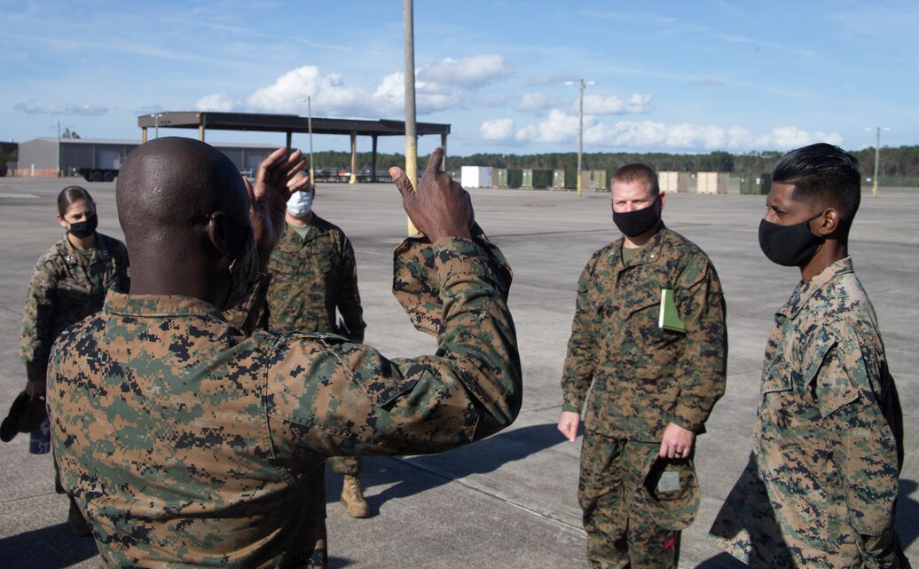 2nd Landing Support Battalion command team toured the Combat Logistics ...
