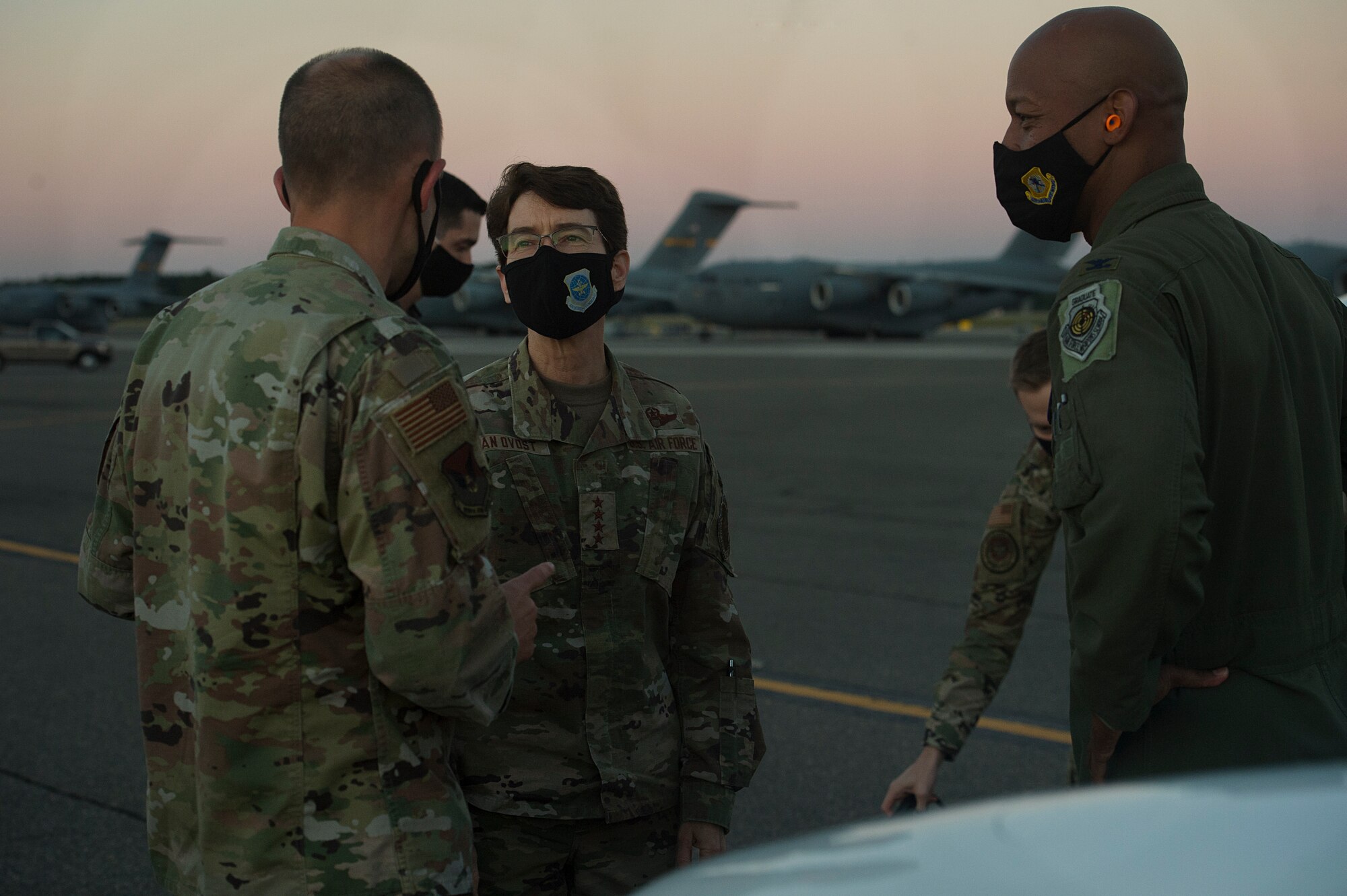 AMC command team visits Joint Base Charleston > 315th Airlift Wing ...