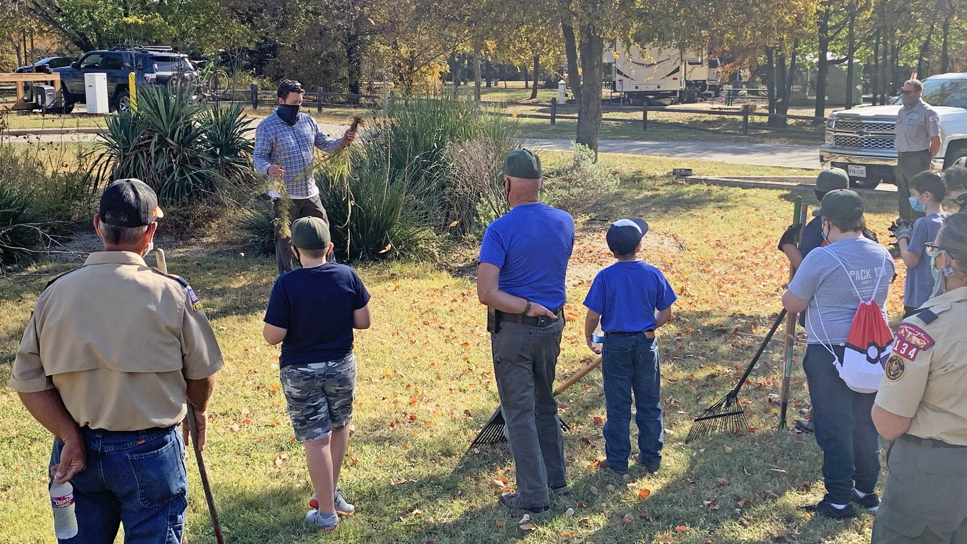 Cub Scouts at Grapevine Lake