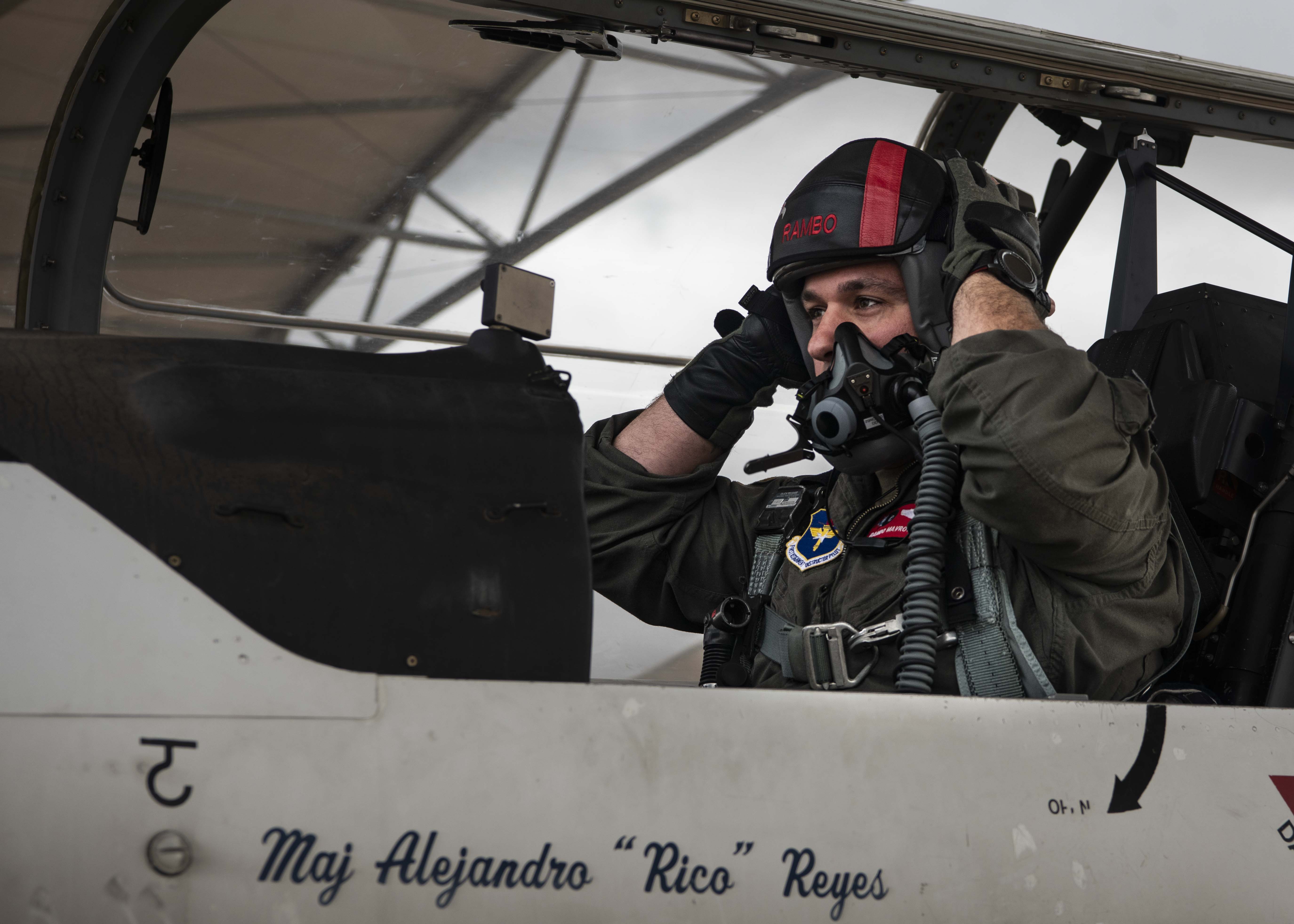 Not even cancer could keep Vance instructor pilot out of the cockpit ...