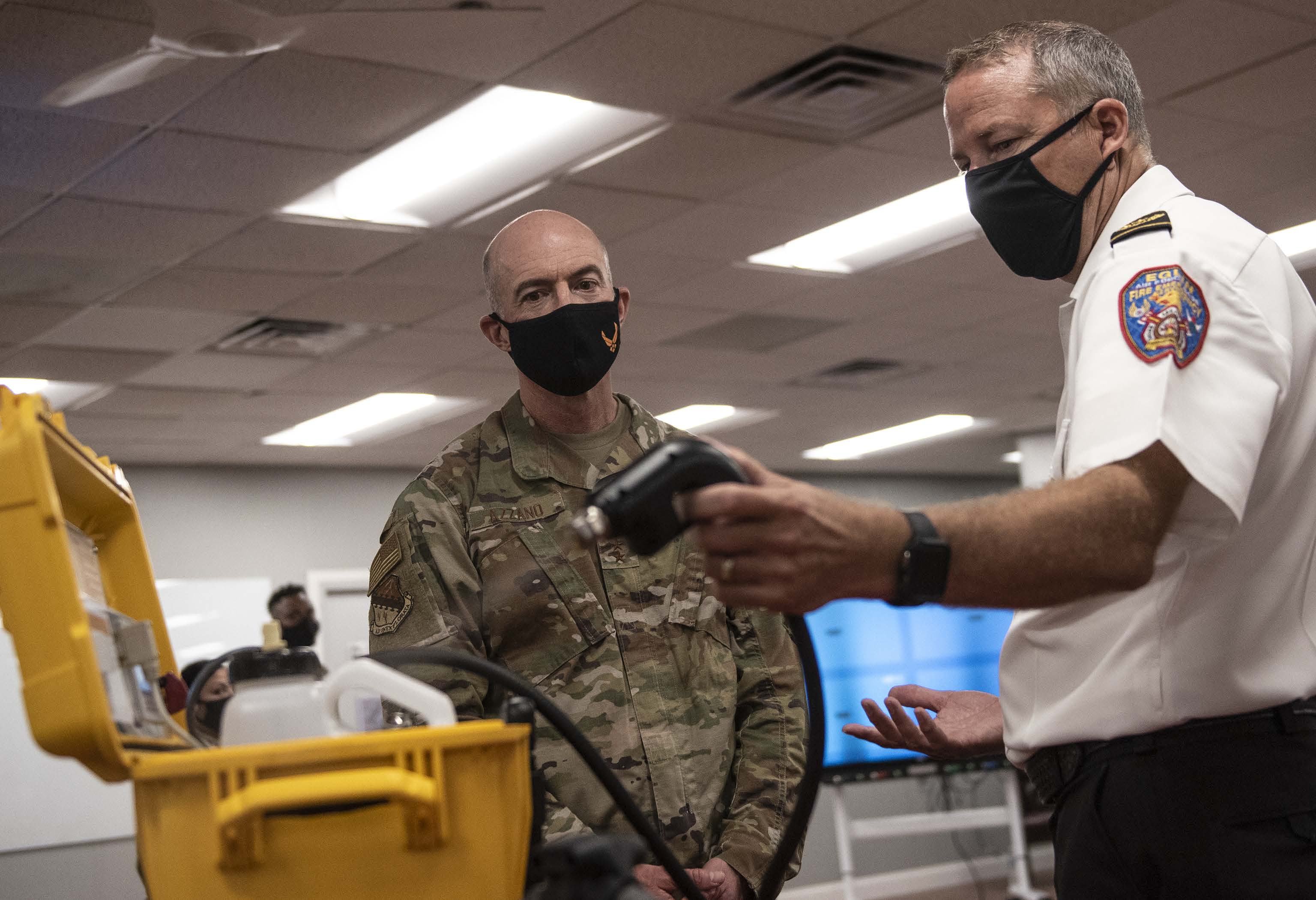 AFTC commander, command chief visit Eglin > Nellis Air Force Base > News