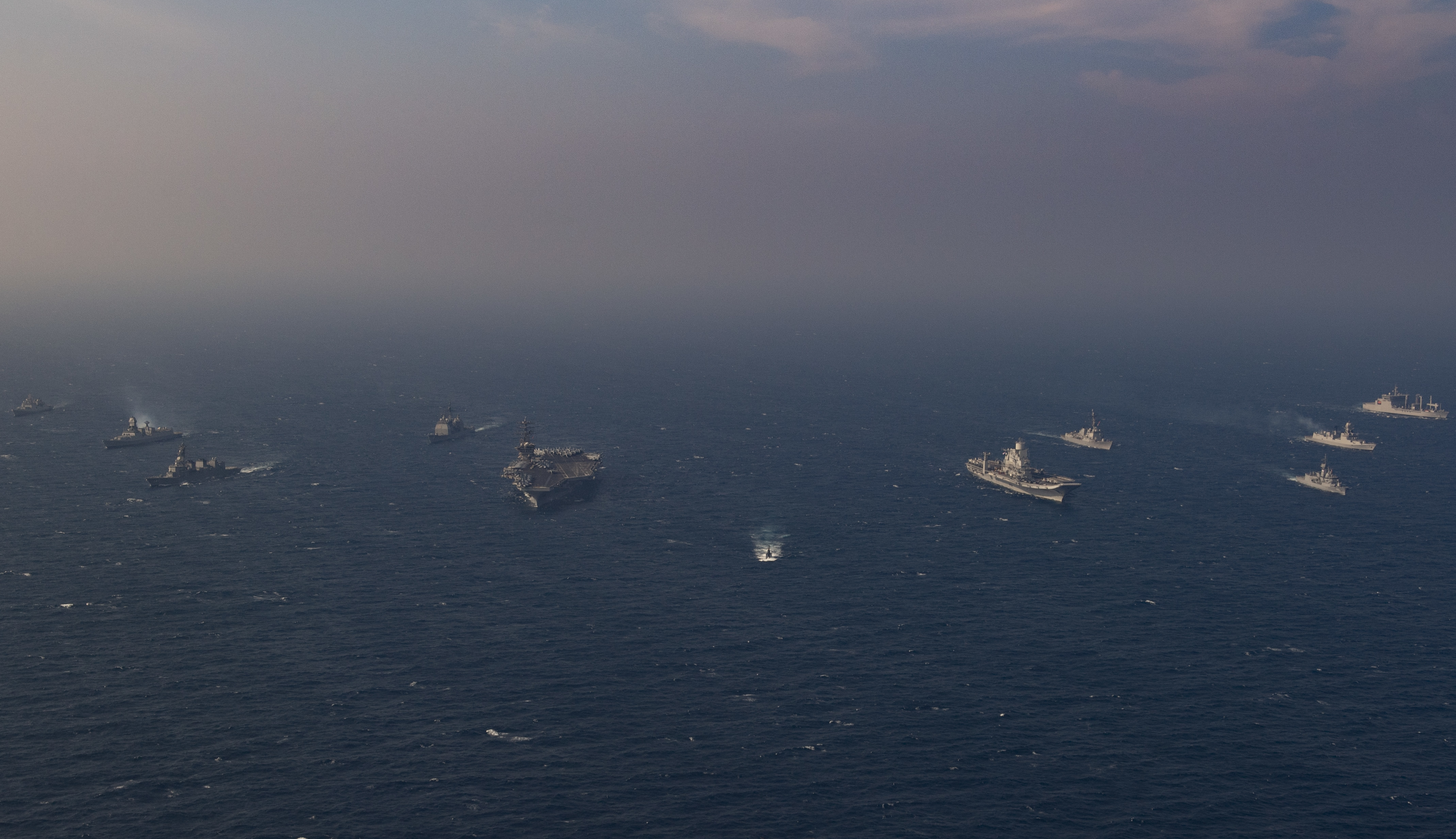 Nimitz Strike Group Participates in Malabar with Australia, India and ...