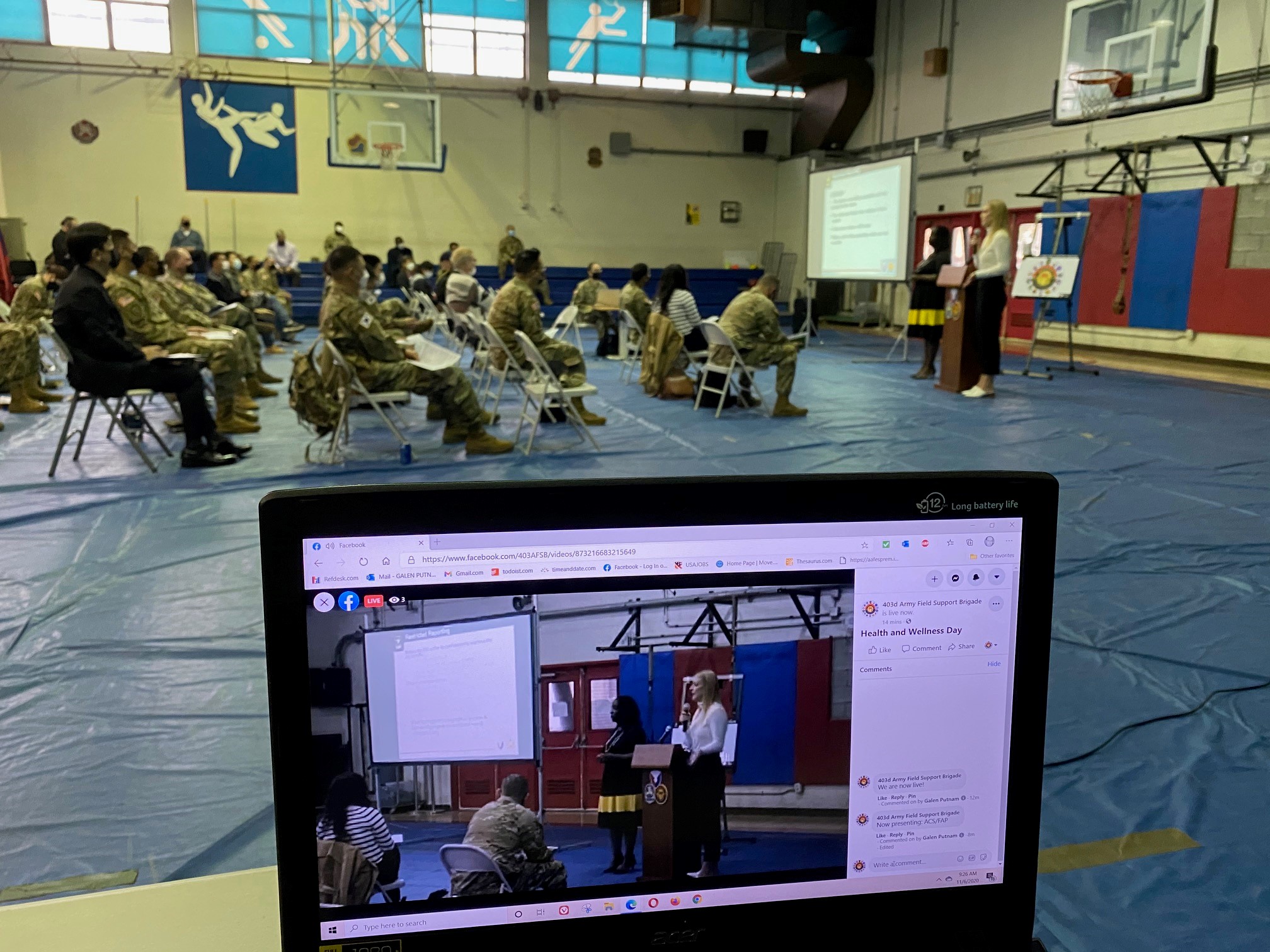 403rd AFSB conducts inaugural Health and Wellness Day