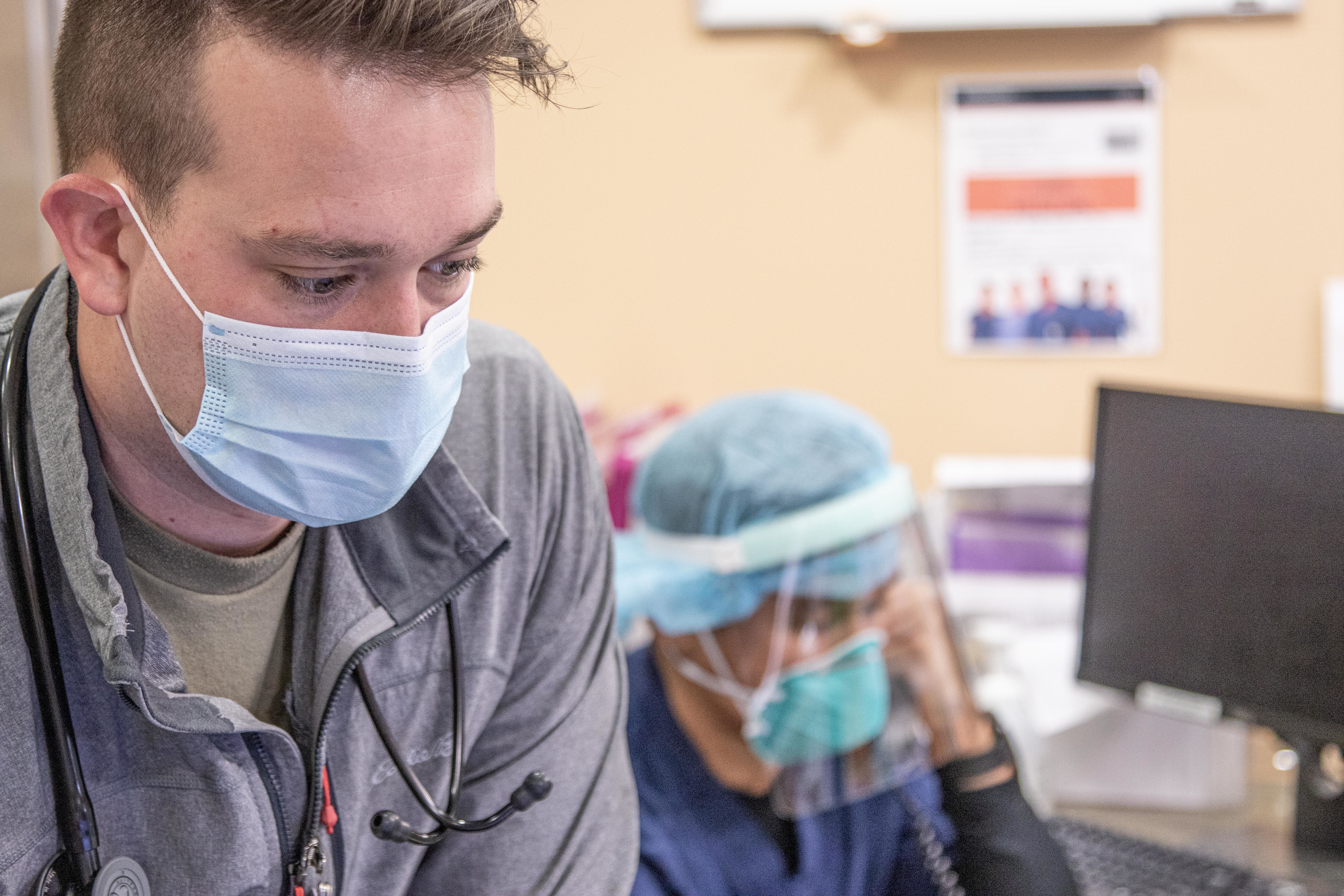 DOD medical personnel working alongside El Paso civilian healthcare ...