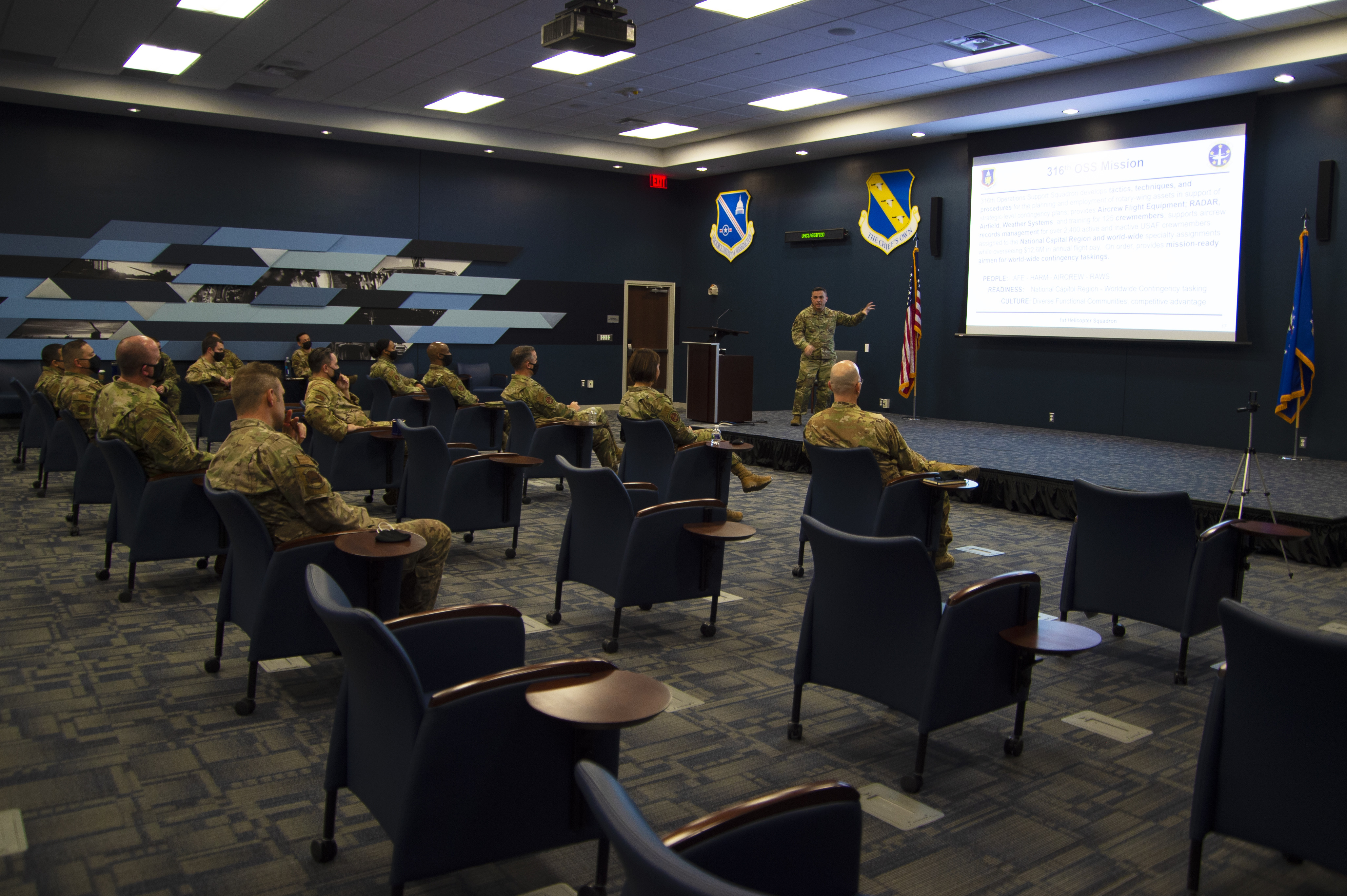 316th Operations Group hosts immersion tour for CMSAF Bass