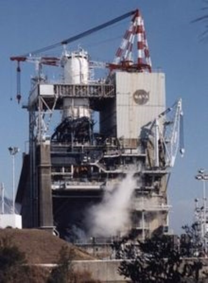 nasa rocket engine test facility