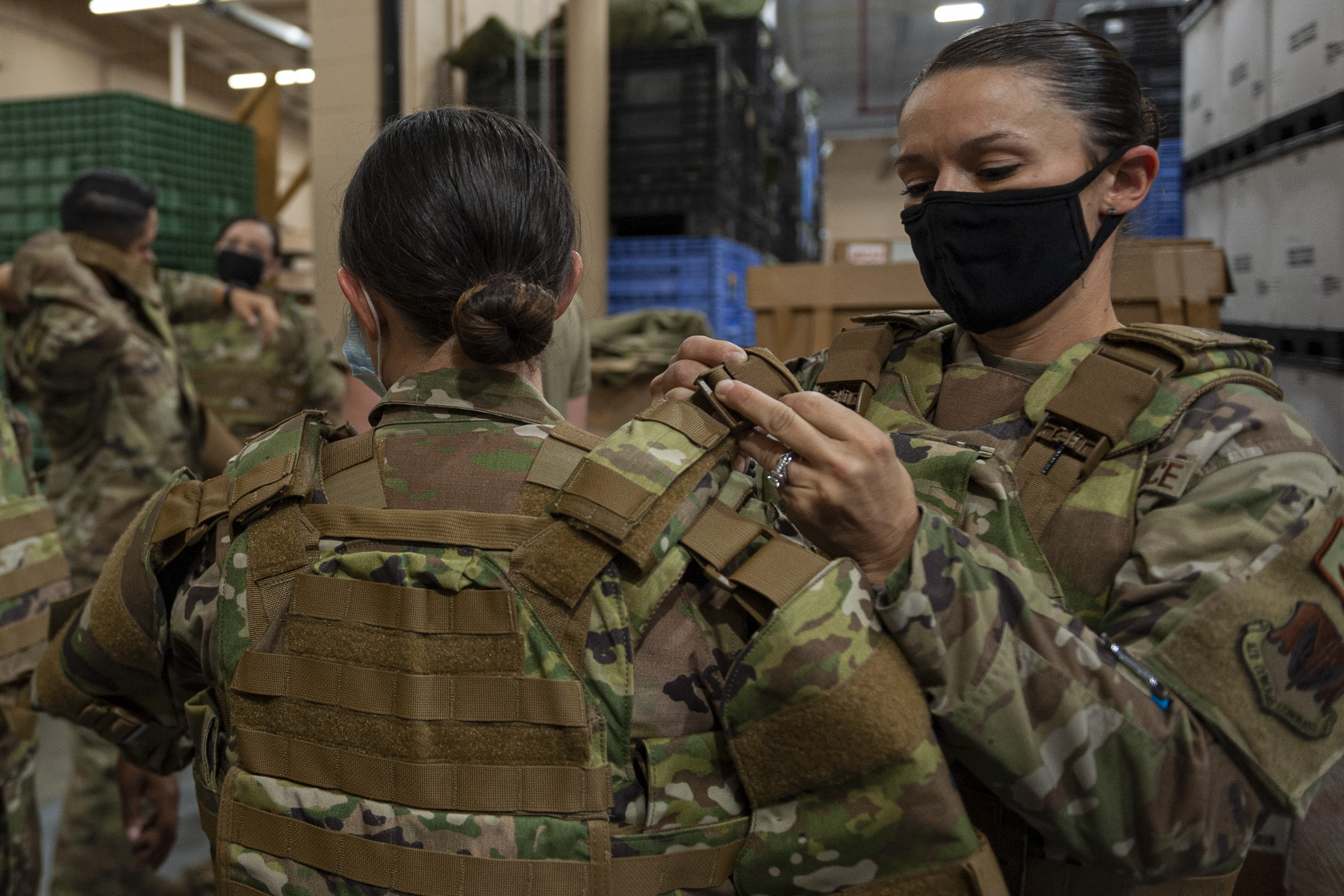 23d SFS receives AF’s first female body armor > Air Combat Command ...
