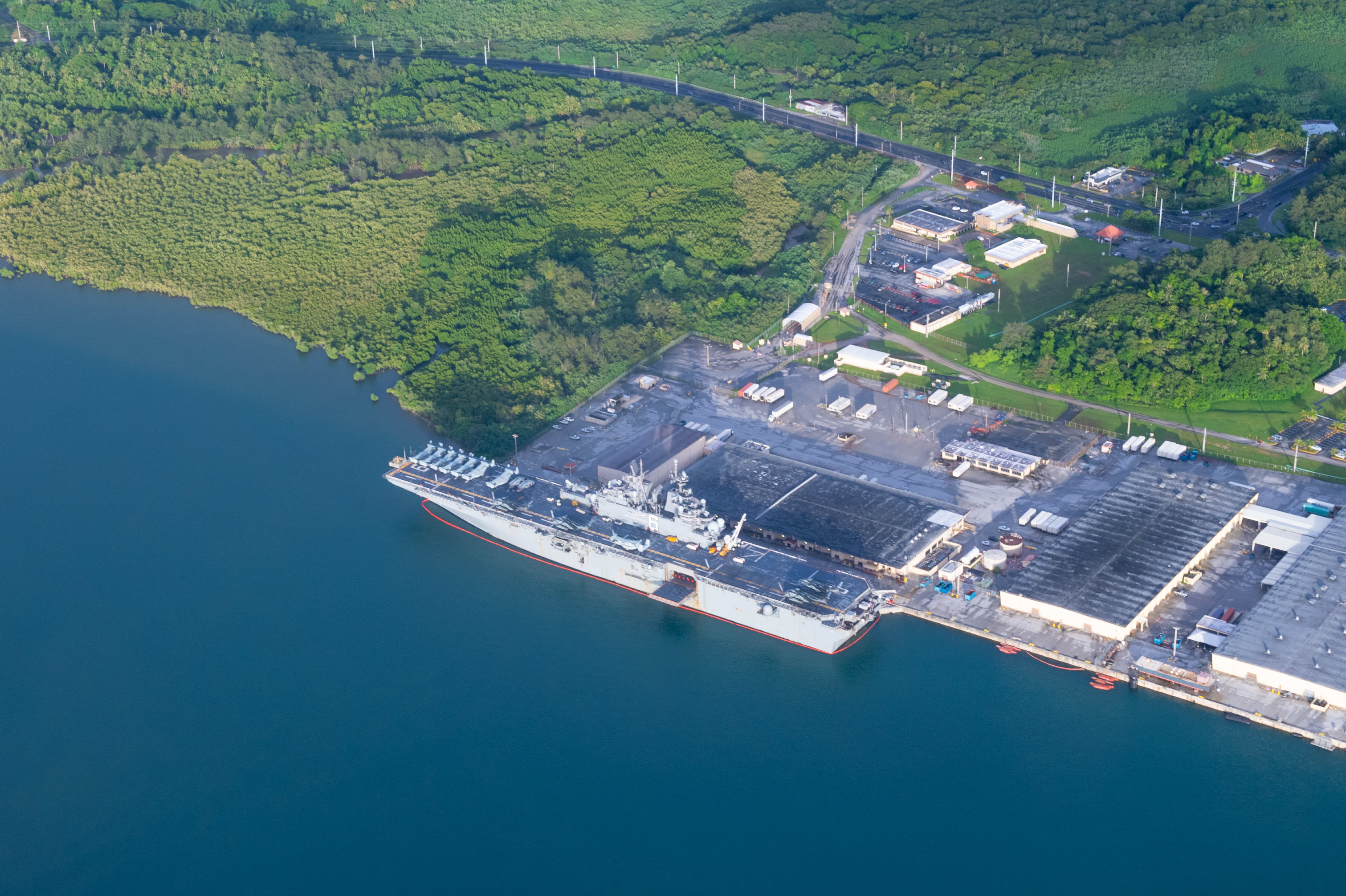 USS America Expeditionary Strike Group Stops in Guam to Increase ...