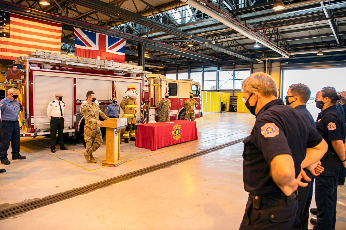 Pathfinders kick off Fire Safety week > Nellis Air Force Base > News
