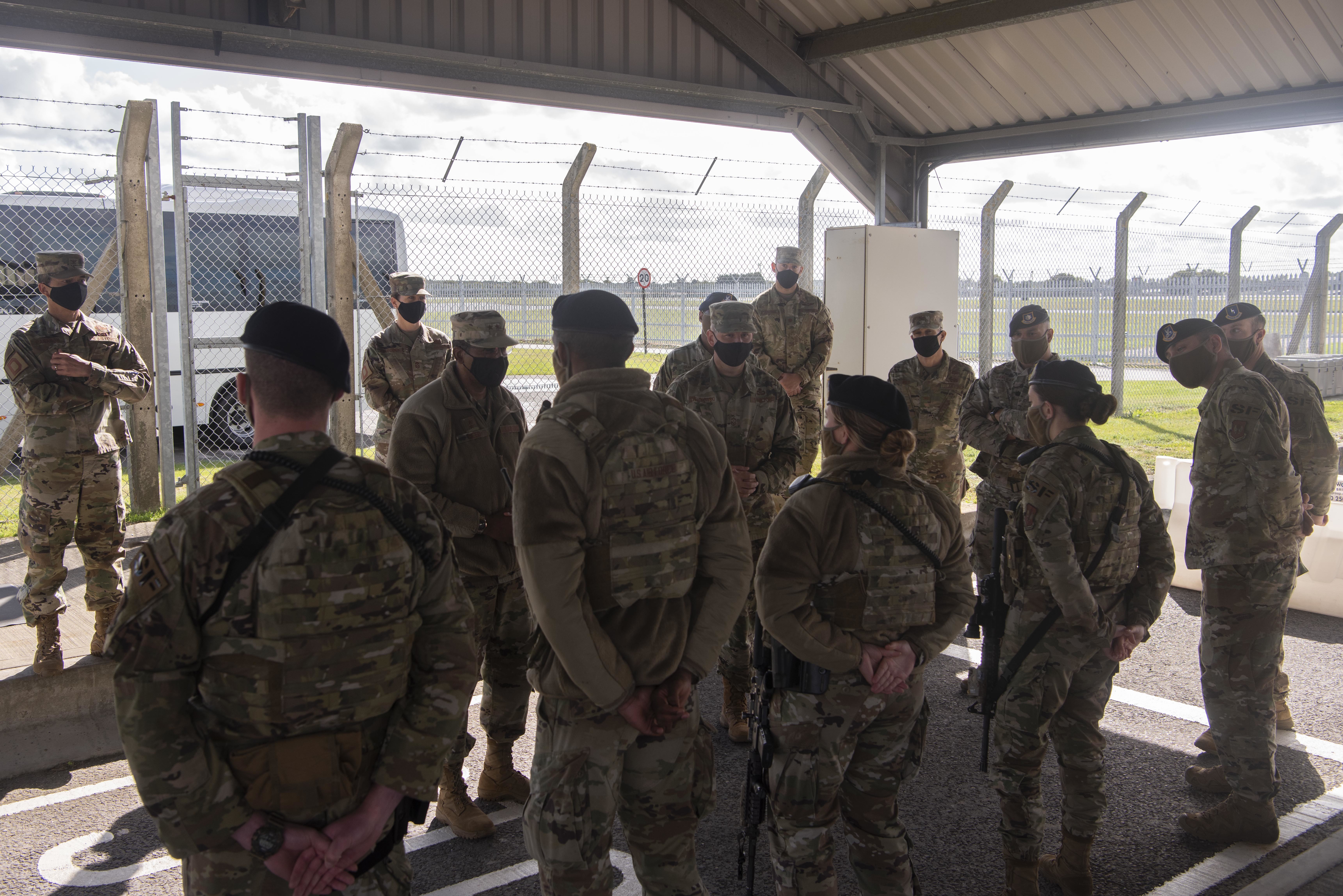 Third Air Force command team visits 100th ARW > Royal Air Force ...