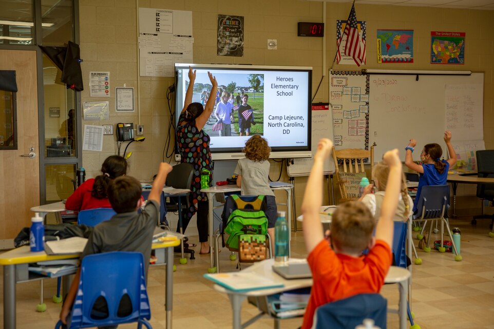 Camp Lejeune’s Heroes Elementary School recognized as 2020 National ...
