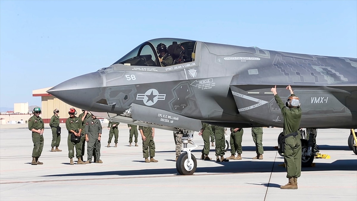 Marines conduct F-35 missile test > Edwards Air Force Base > News